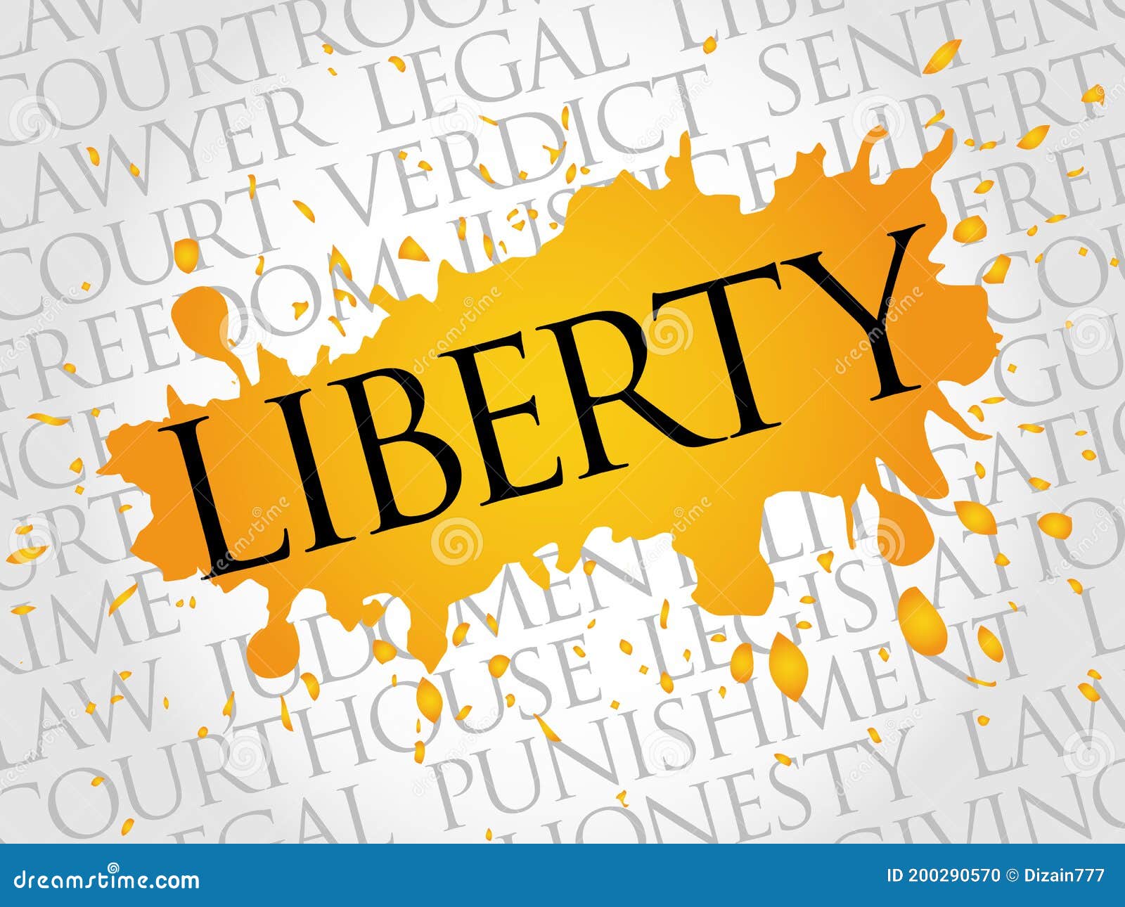 Liberty word cloud stock illustration. Illustration of election - 200290570