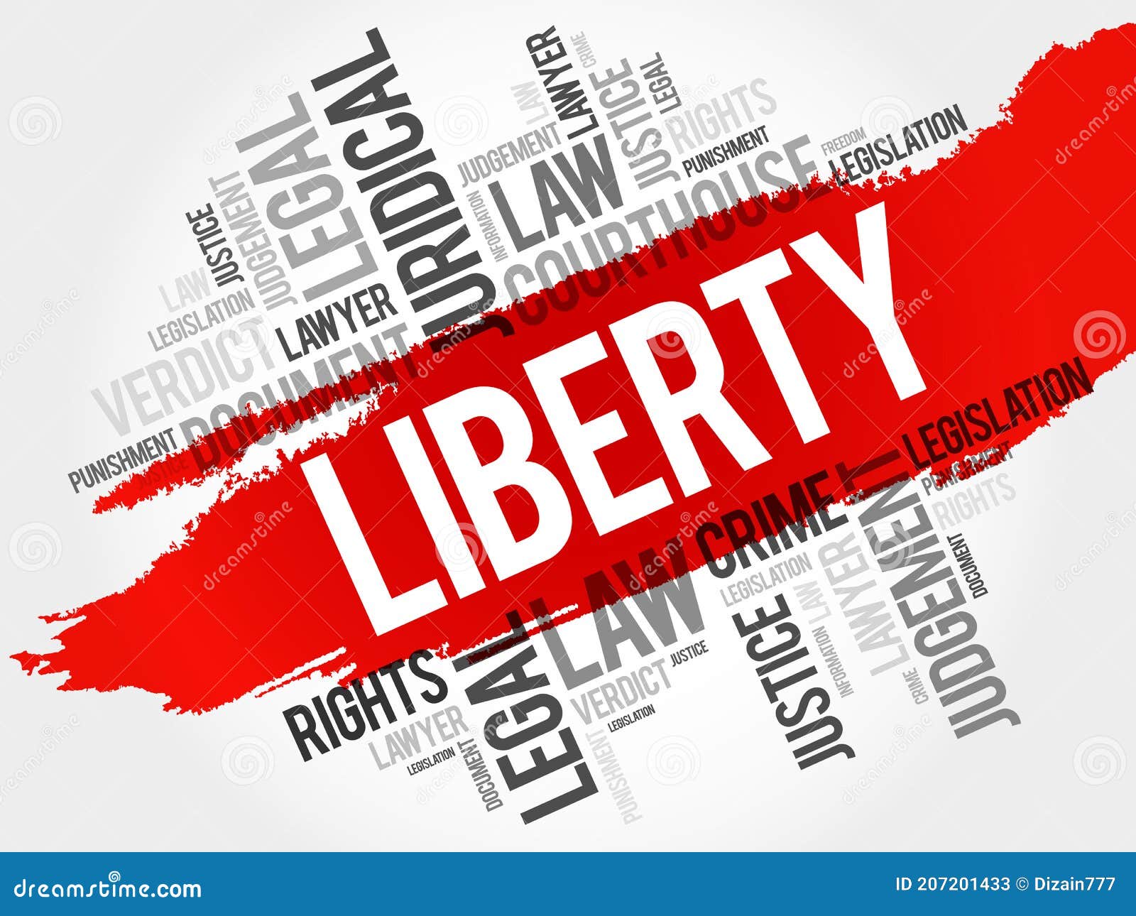 Liberty word cloud stock illustration. Illustration of justice - 207201433
