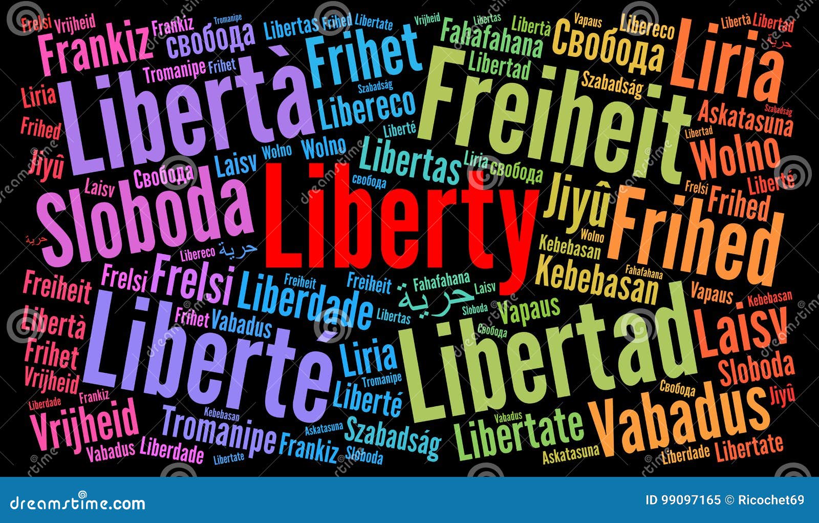 Liberty Word Cloud Collage Stock Photography | CartoonDealer.com #197981252