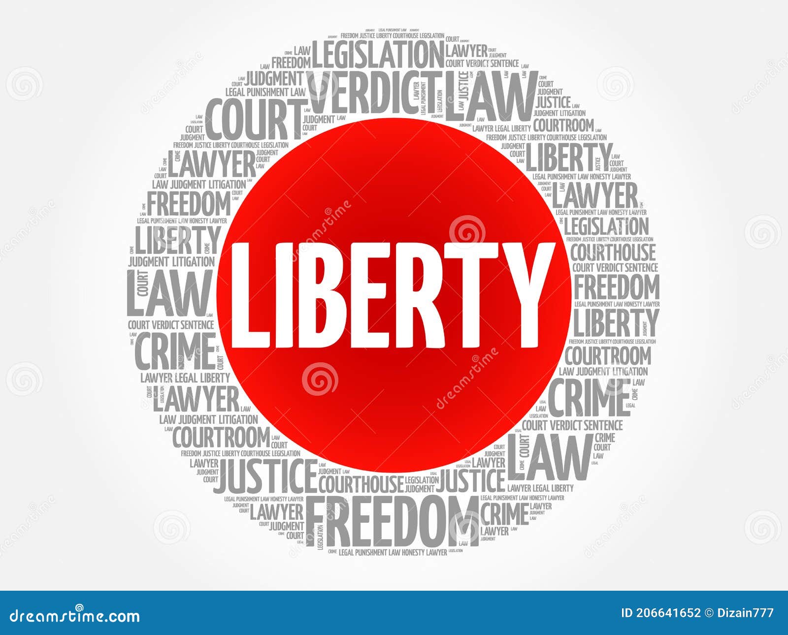 Liberty word cloud stock illustration. Illustration of constitution ...