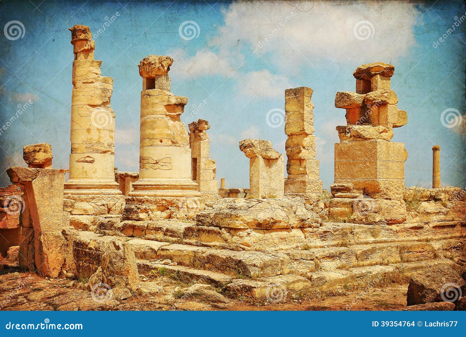 Libia stock photo. Image of ancient, cirene, libya, column - 39354764