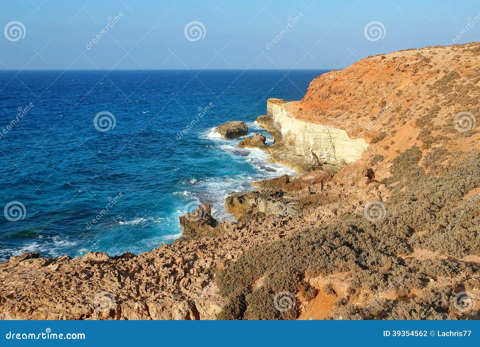 Libia stock photo. Image of shores, nature, rocks, seascape - 39354562