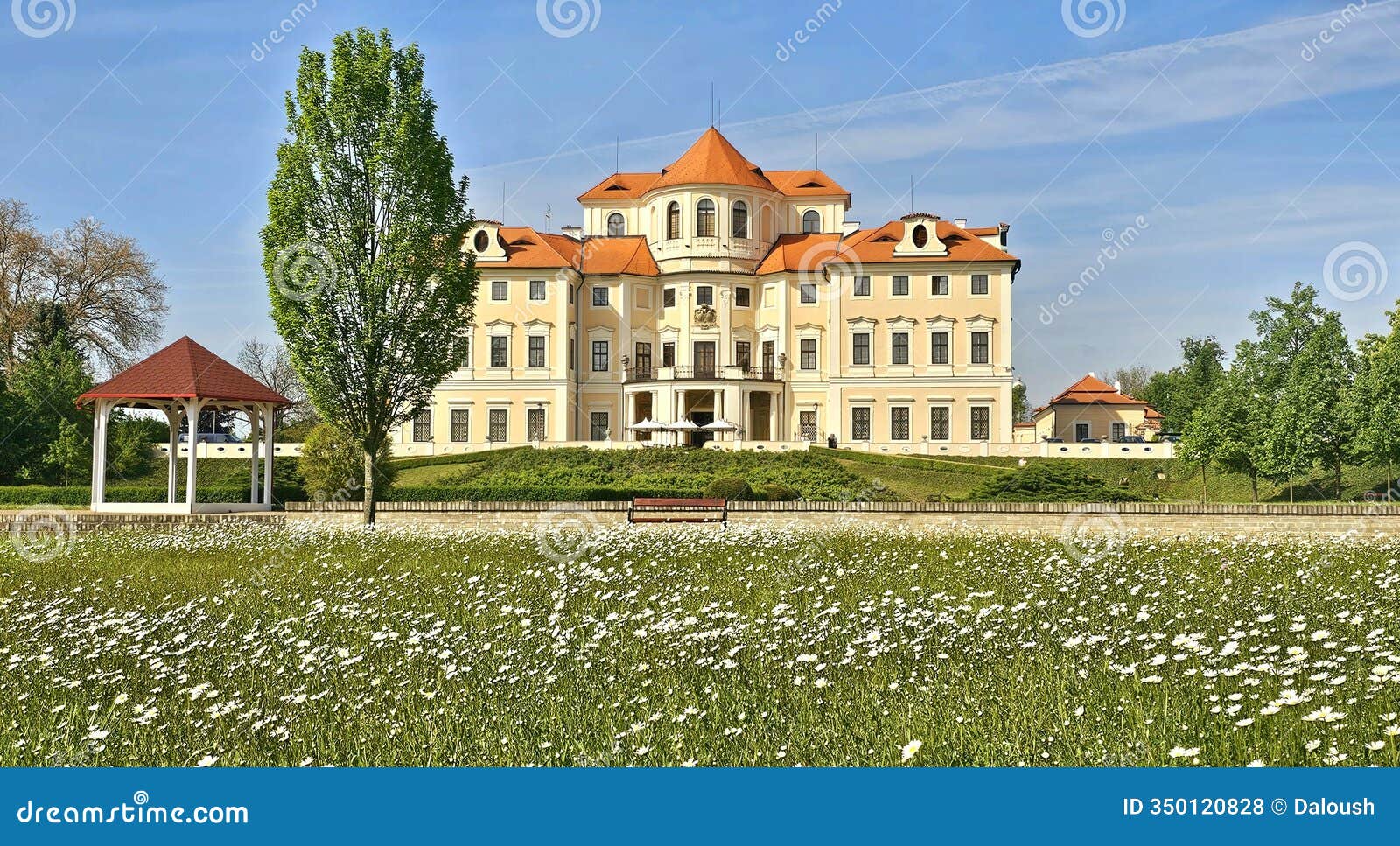 Baroque Castle, Renaissance Chateau German Schloss Reichstadt Near ...