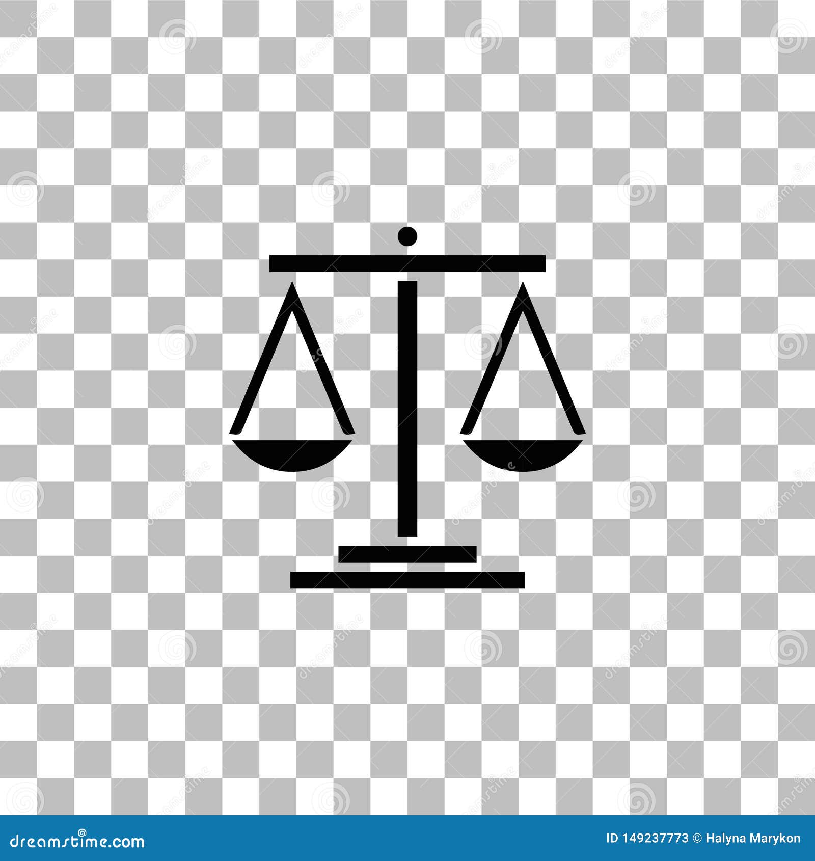 Libra - Black Icon On White Background. Graphic Design Vector ...