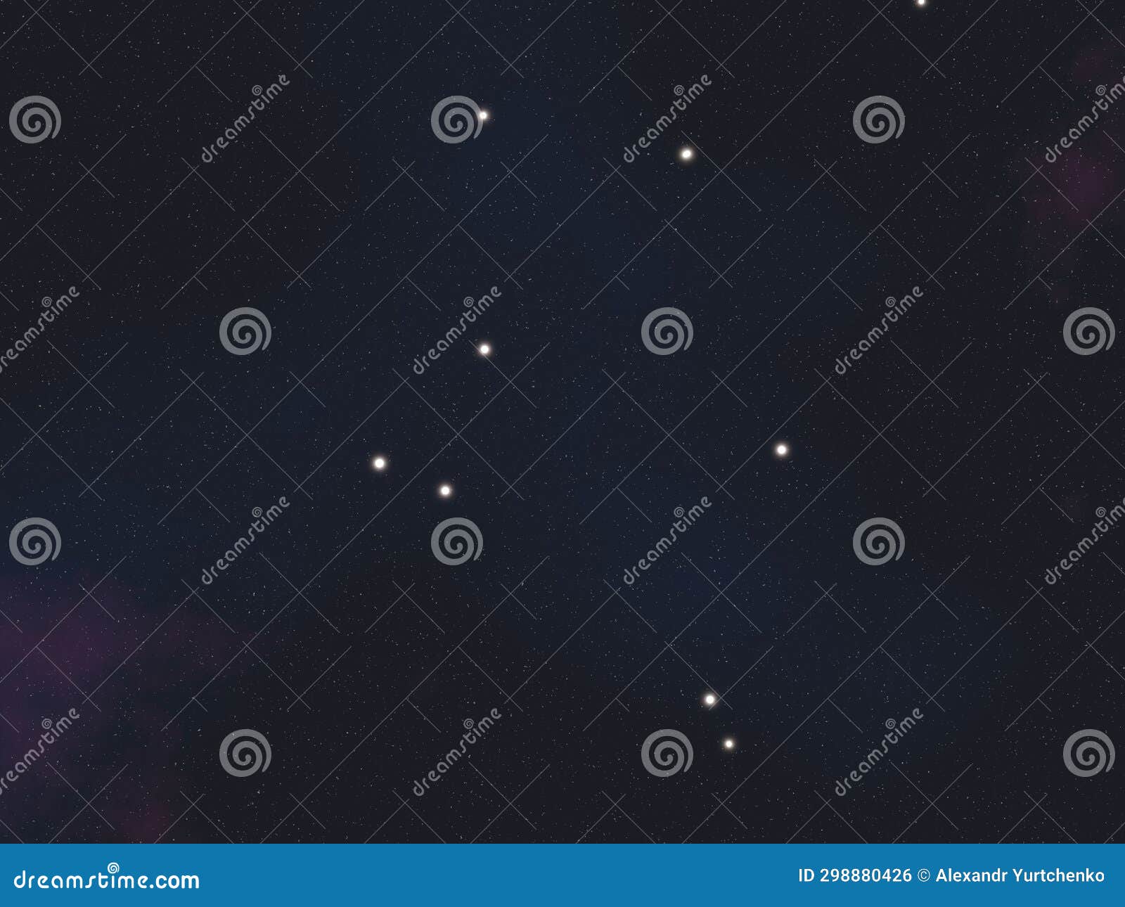 Libra Constellation Stars in Outer Space Stock Illustration ...