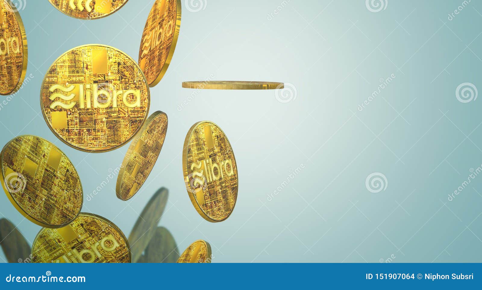 The Libra Facebook 3d Rendering Cryptocurrency Content Editorial Stock ...