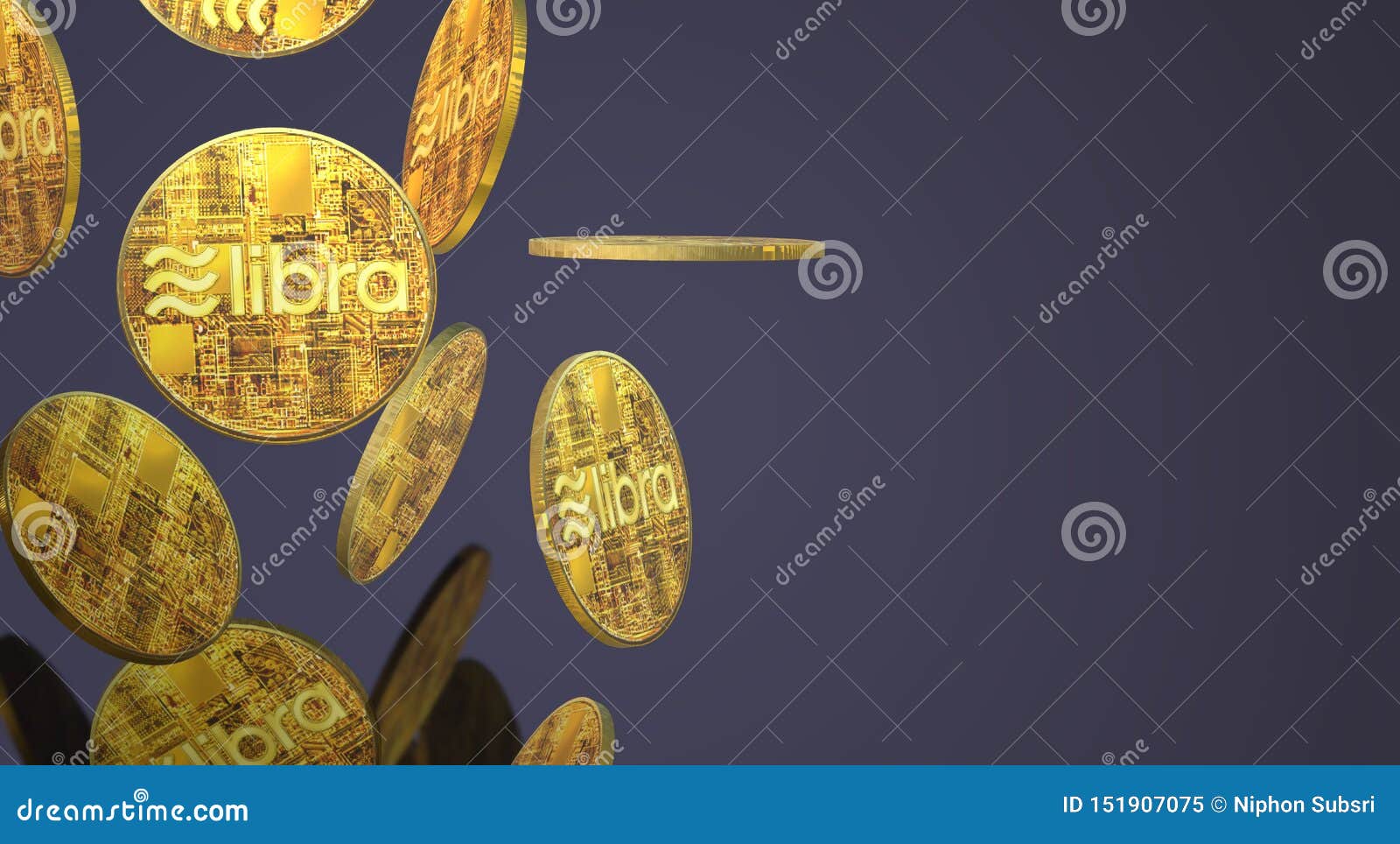 The Libra Facebook 3d Rendering Cryptocurrency Content Editorial Image ...
