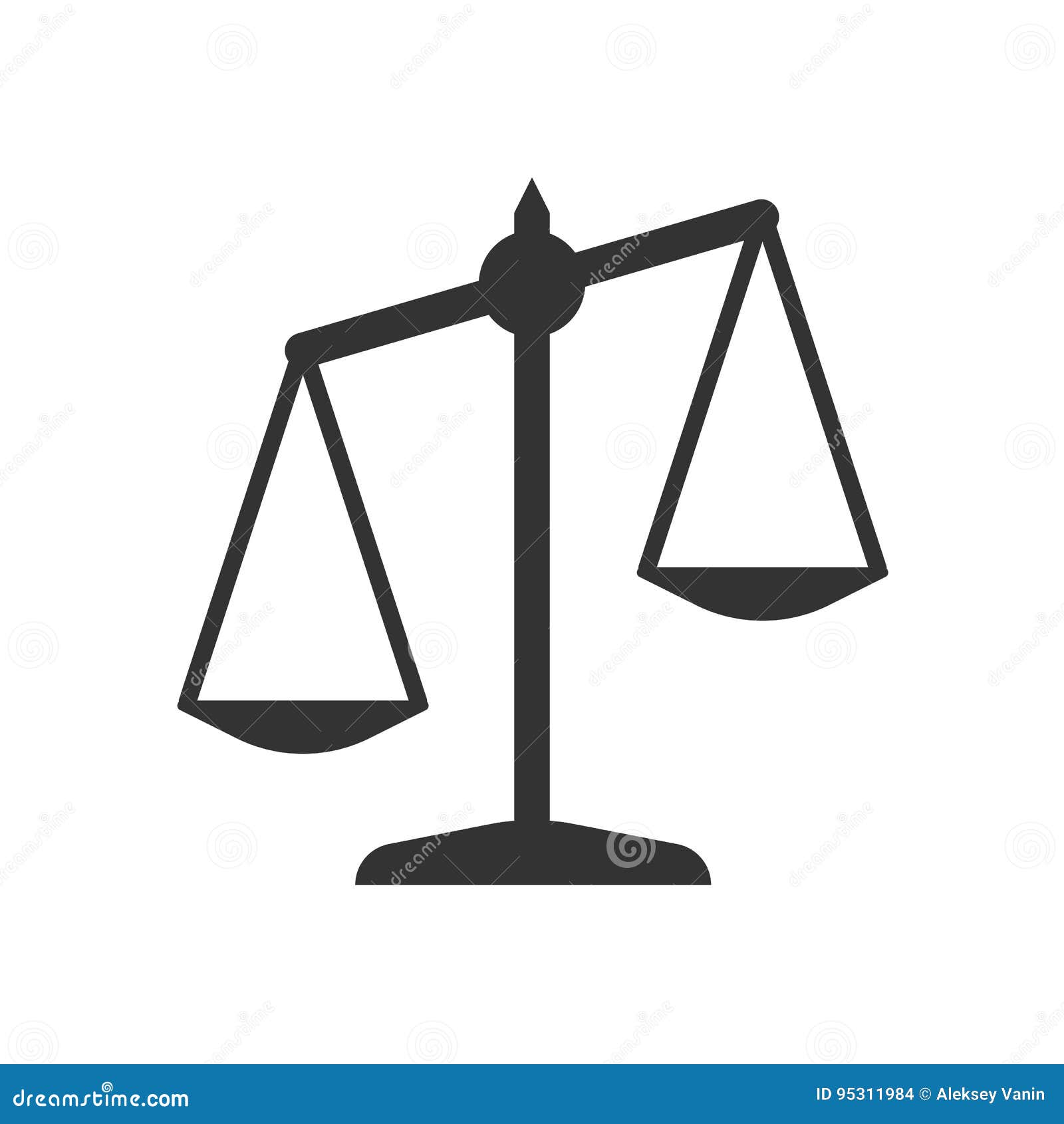 Libra Icon Isolated on White Stock Vector - Illustration of flat ...