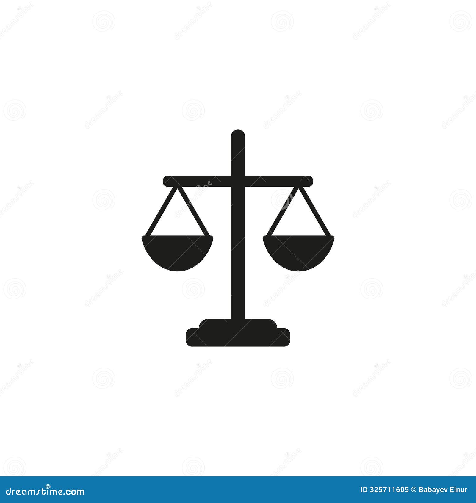 Libra Icon. Simple Vector Illustration on a White Background. Stock ...