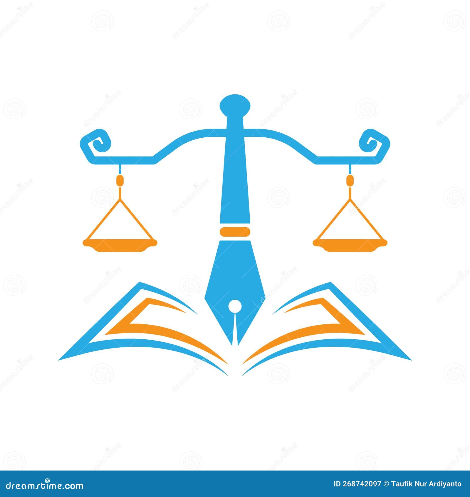 Libra logo icon design stock illustration. Illustration of justice ...
