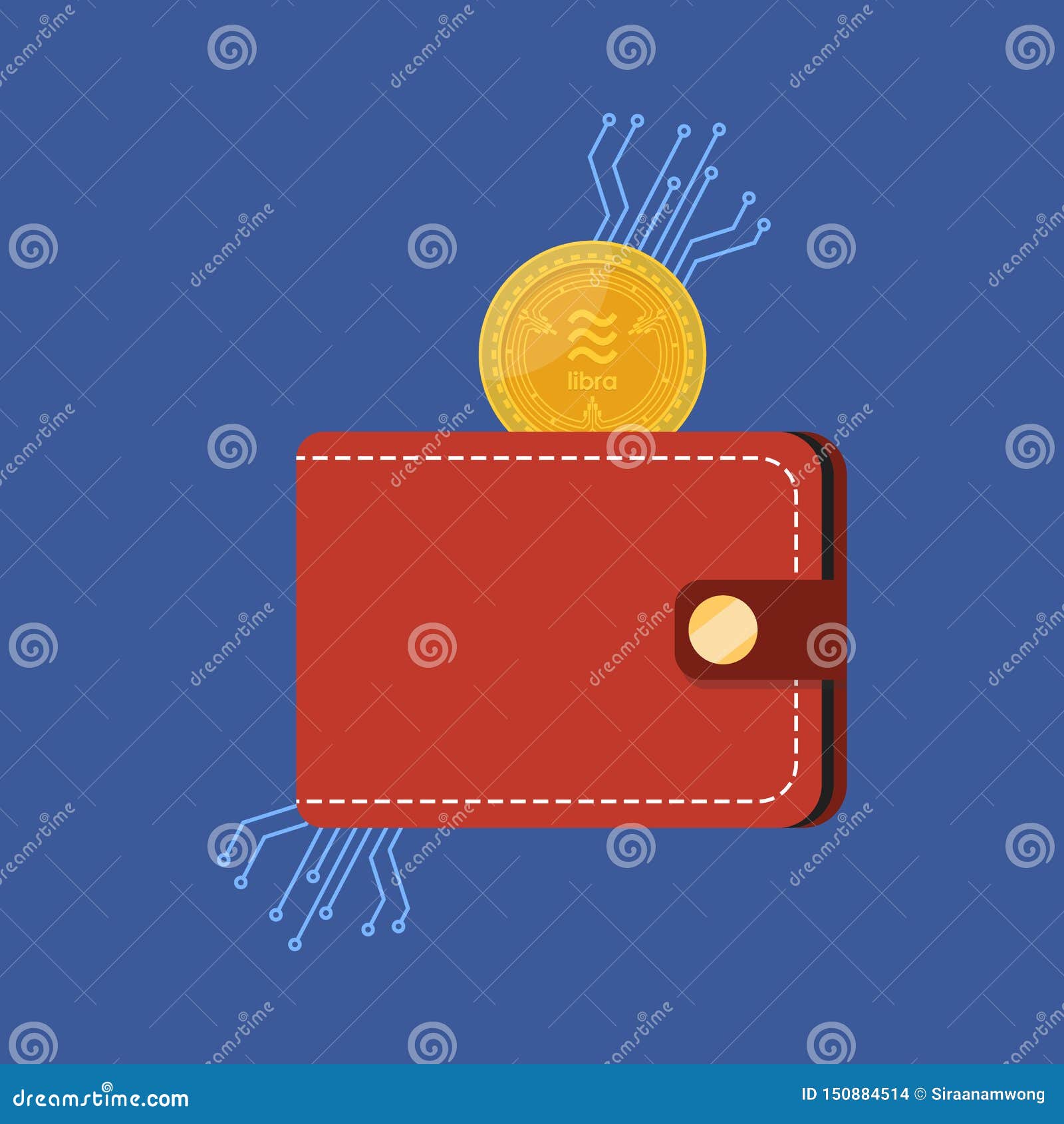 Libra Money Currency with Wallet Editorial Stock Image - Illustration ...
