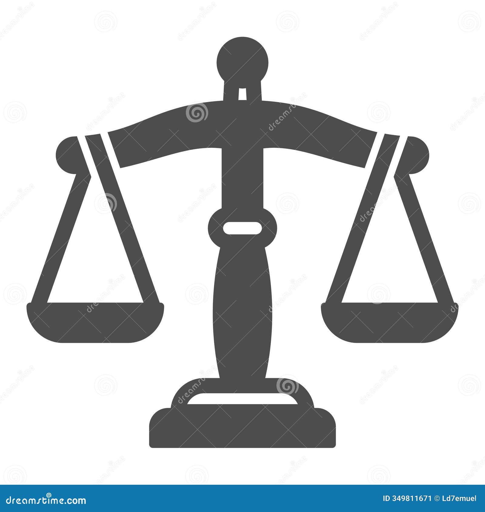 Libra Scales Solid Icon, Jurisprudence Concept. Vector Graphics Stock Vector - Illustration of ...