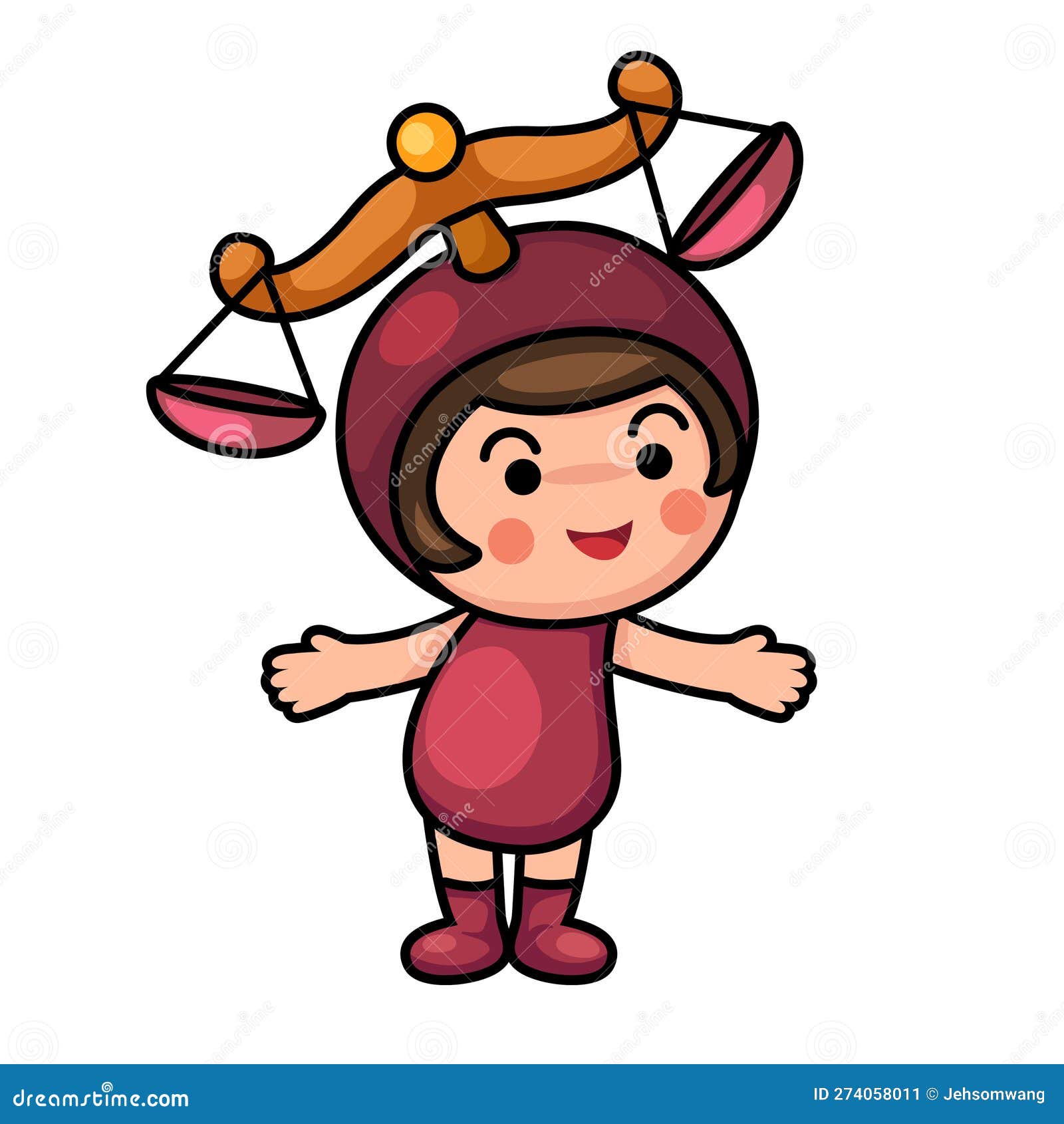 Libra sign zodiac vector stock vector. Illustration of measure - 274058011