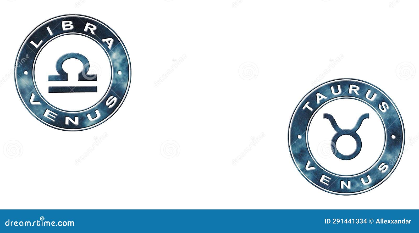 Libra and Taurus Compatibility Stock Illustration - Illustration of ...