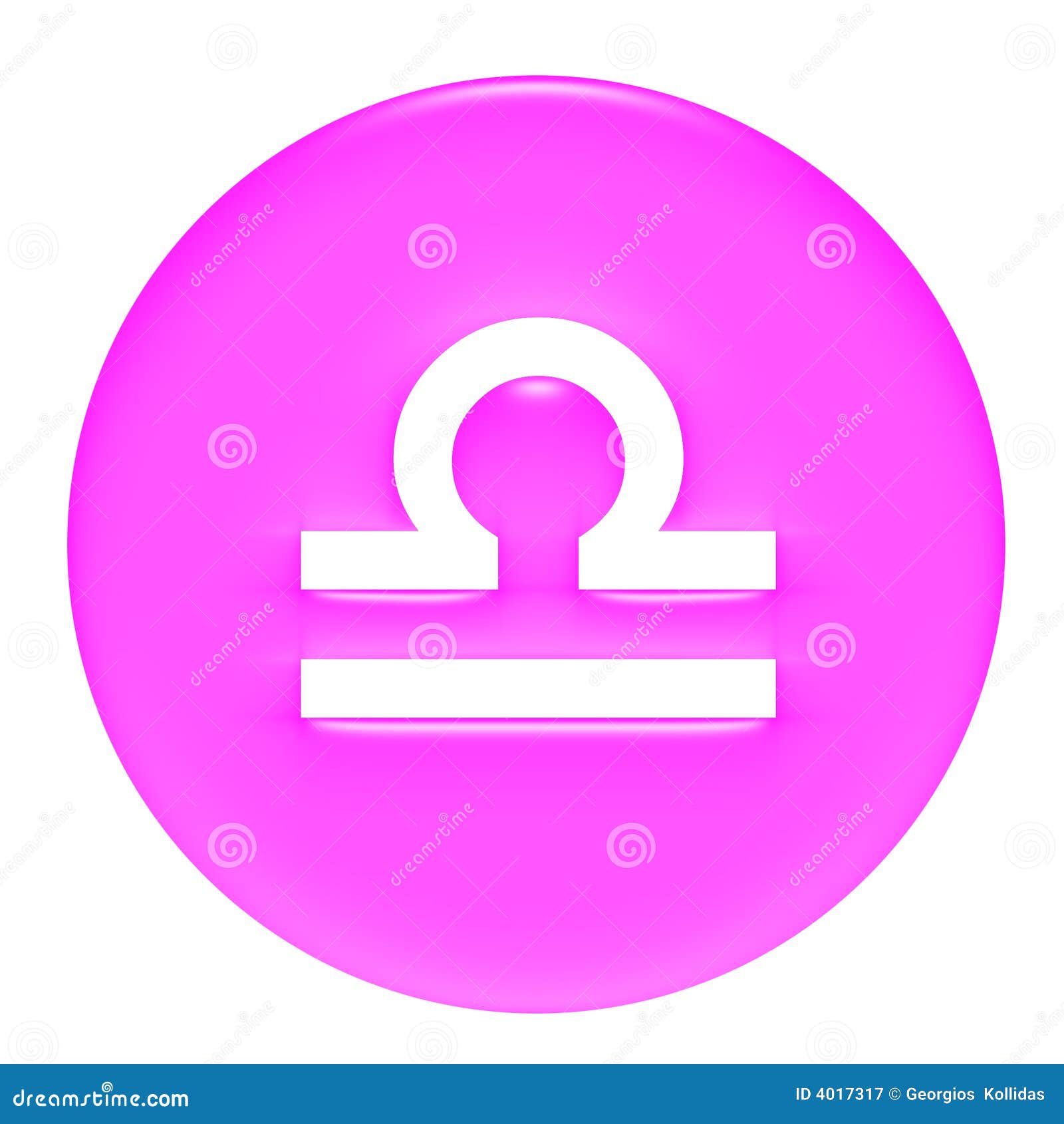 Libra Zodiac Sign stock illustration. Illustration of bevel - 4017317