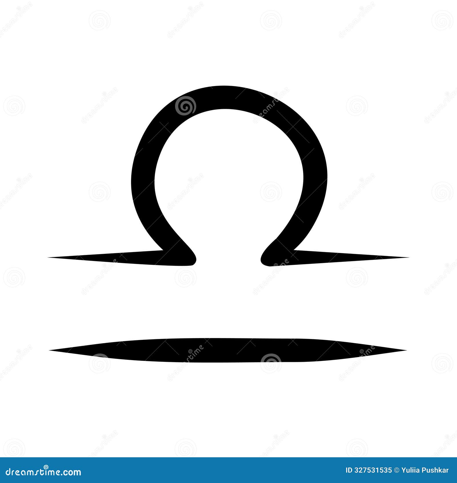 Libra Zodiac Sign Aesthetic Icon Stock Illustration - Illustration of ...