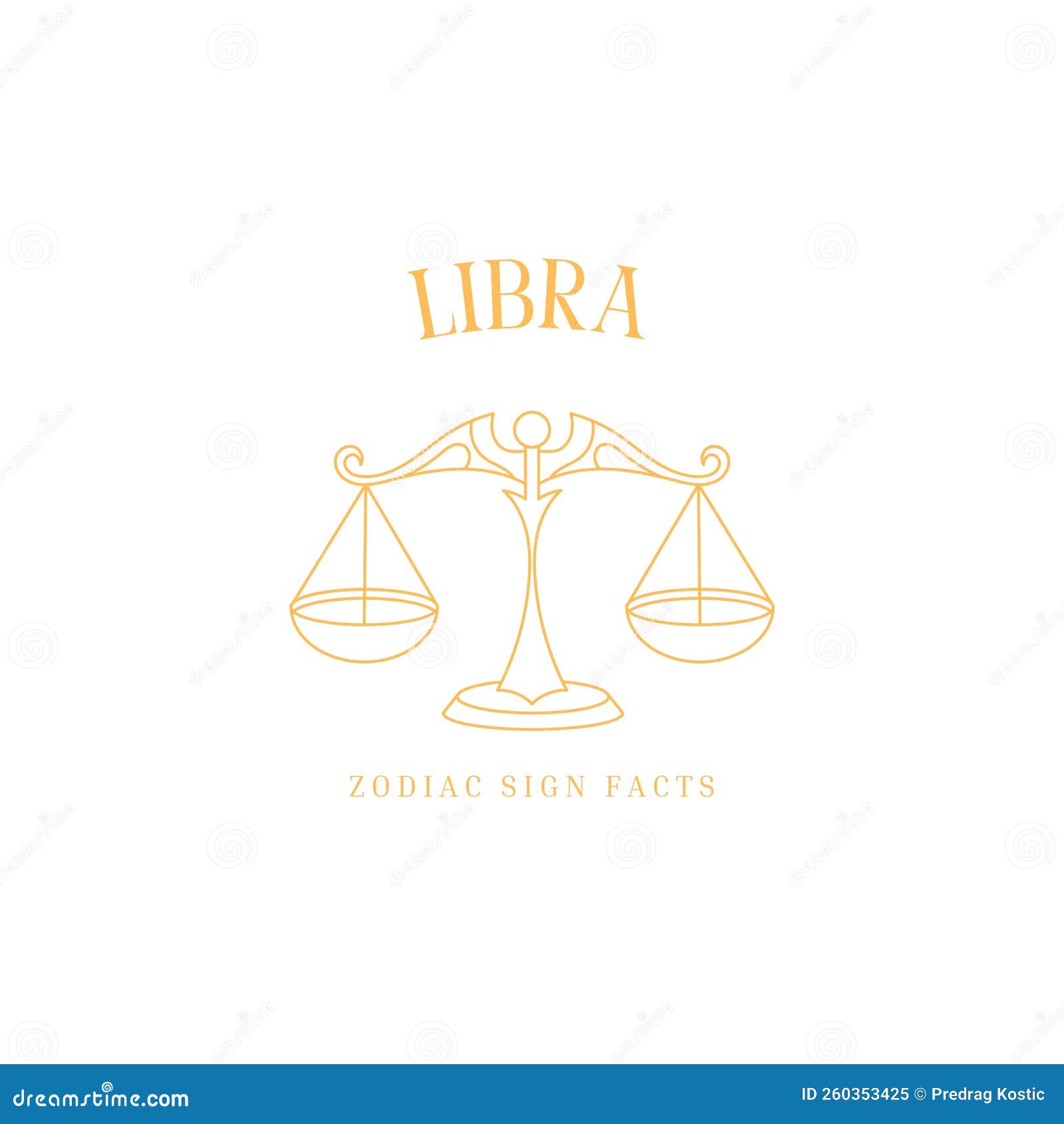 Libra stock illustration. Illustration of font, banner - 260353425