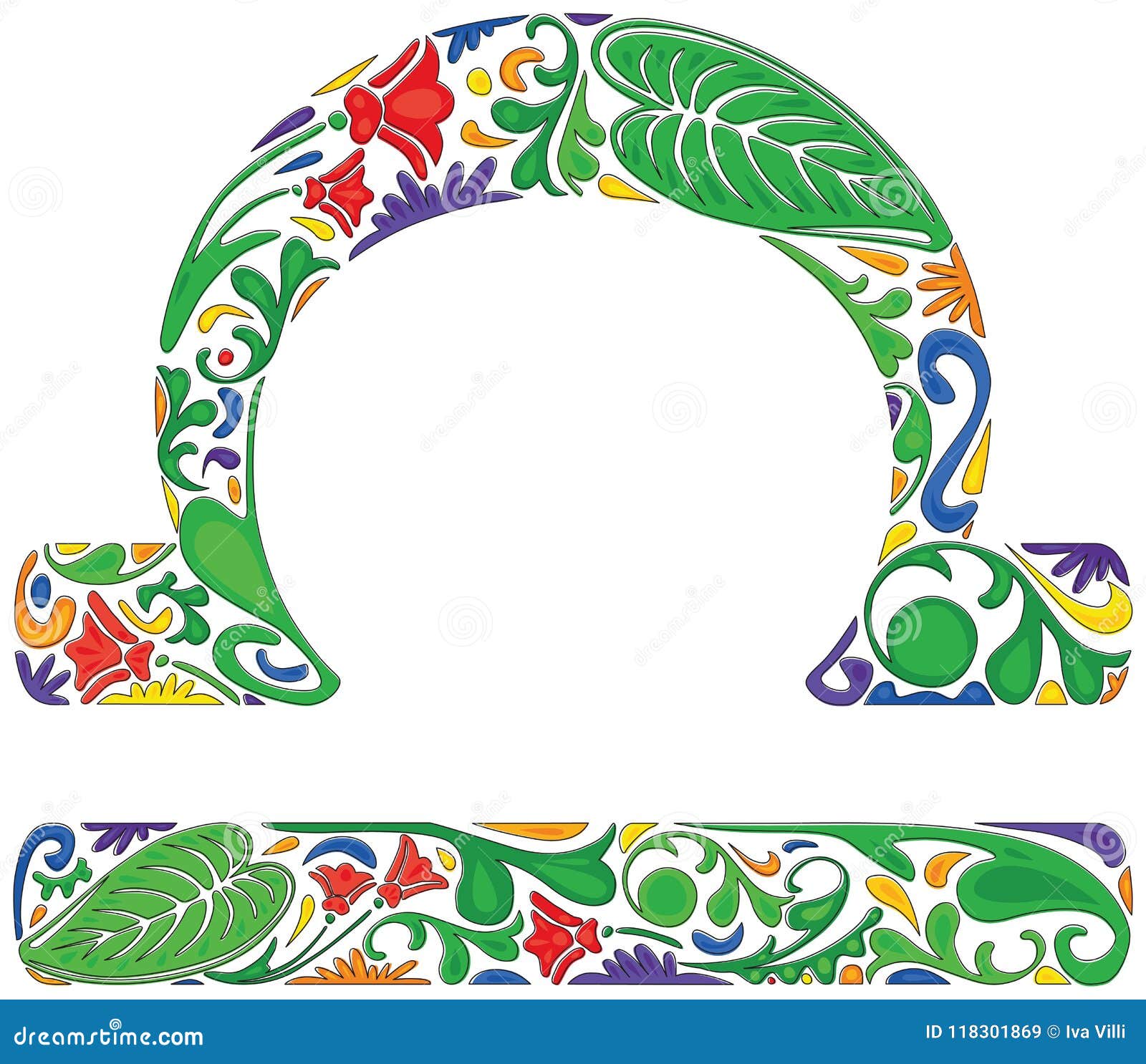 Libra zodiac sign stock vector. Illustration of silhouette - 118301869