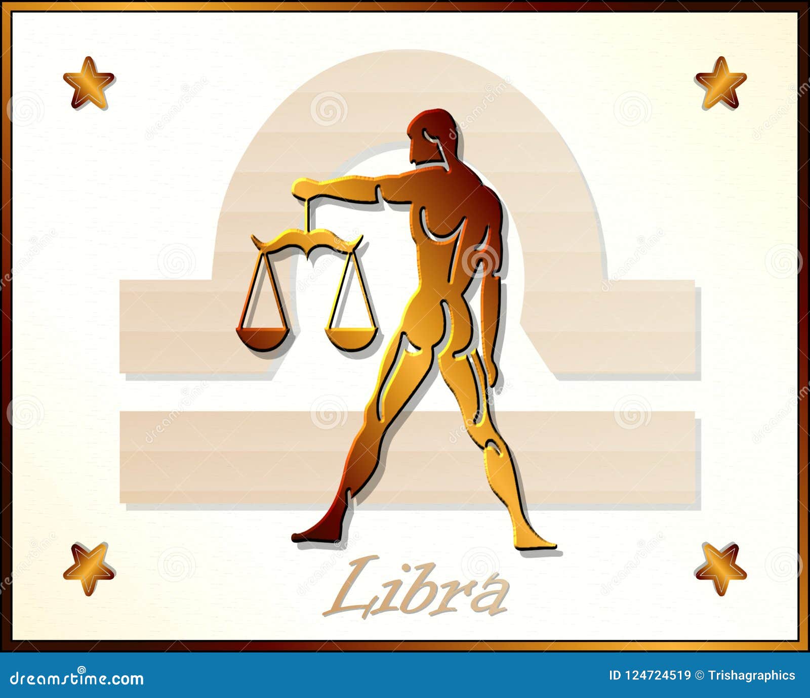 Libra zodiac star sign stock illustration. Illustration of browse ...