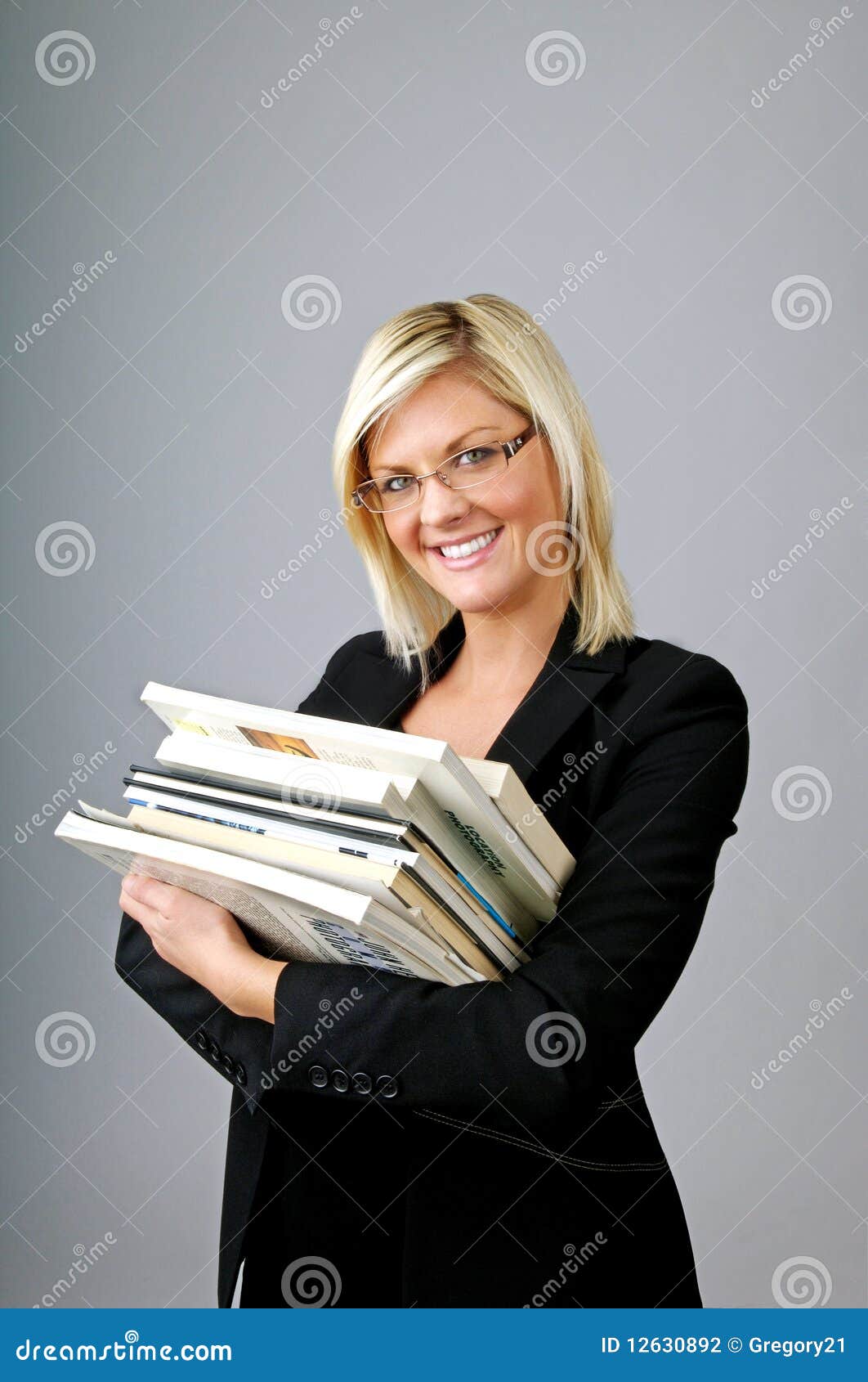 Librarian stock photo. Image of person, people, fashion - 12630892