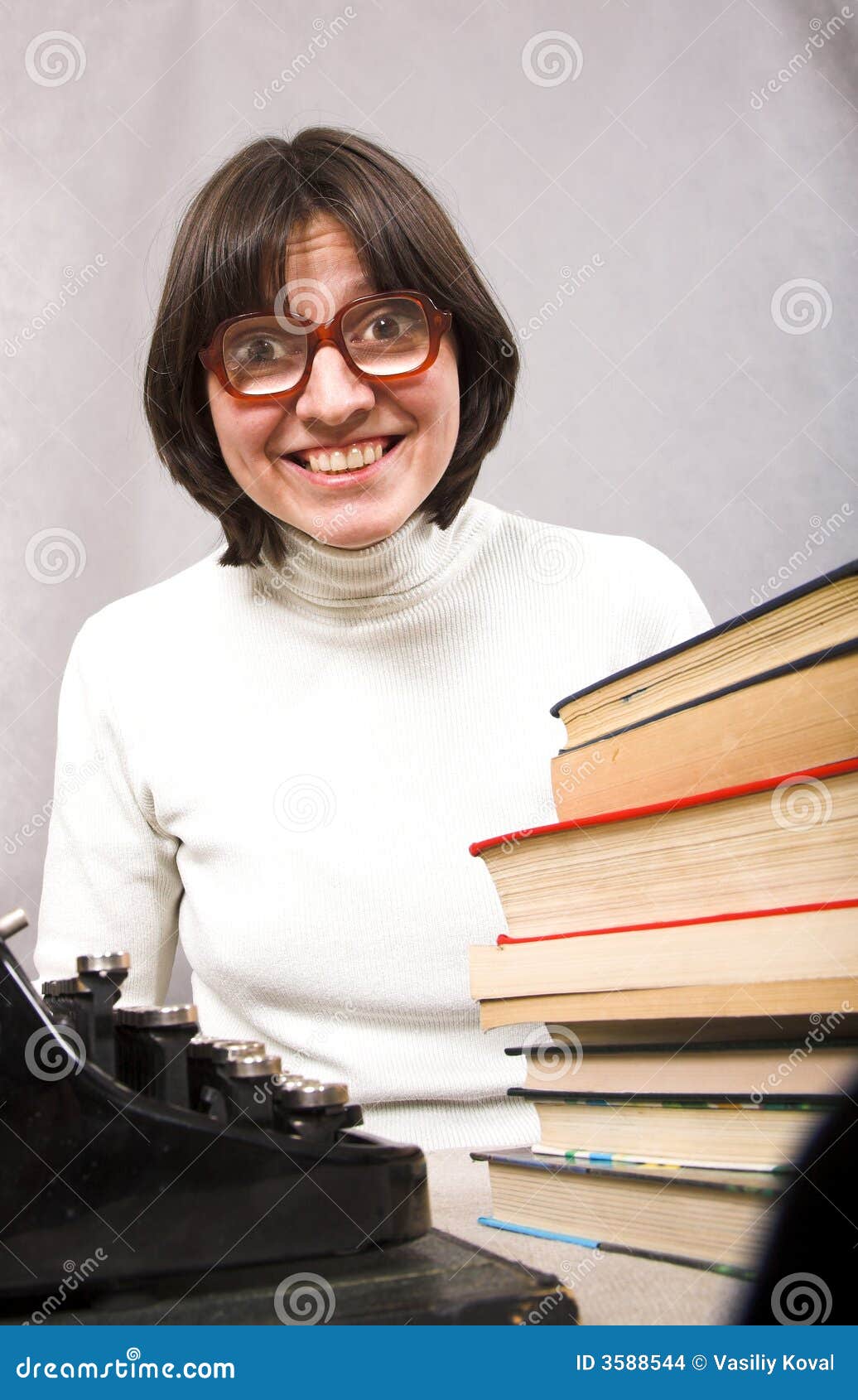 Librarian stock photo. Image of face, people, happy, information - 3588544
