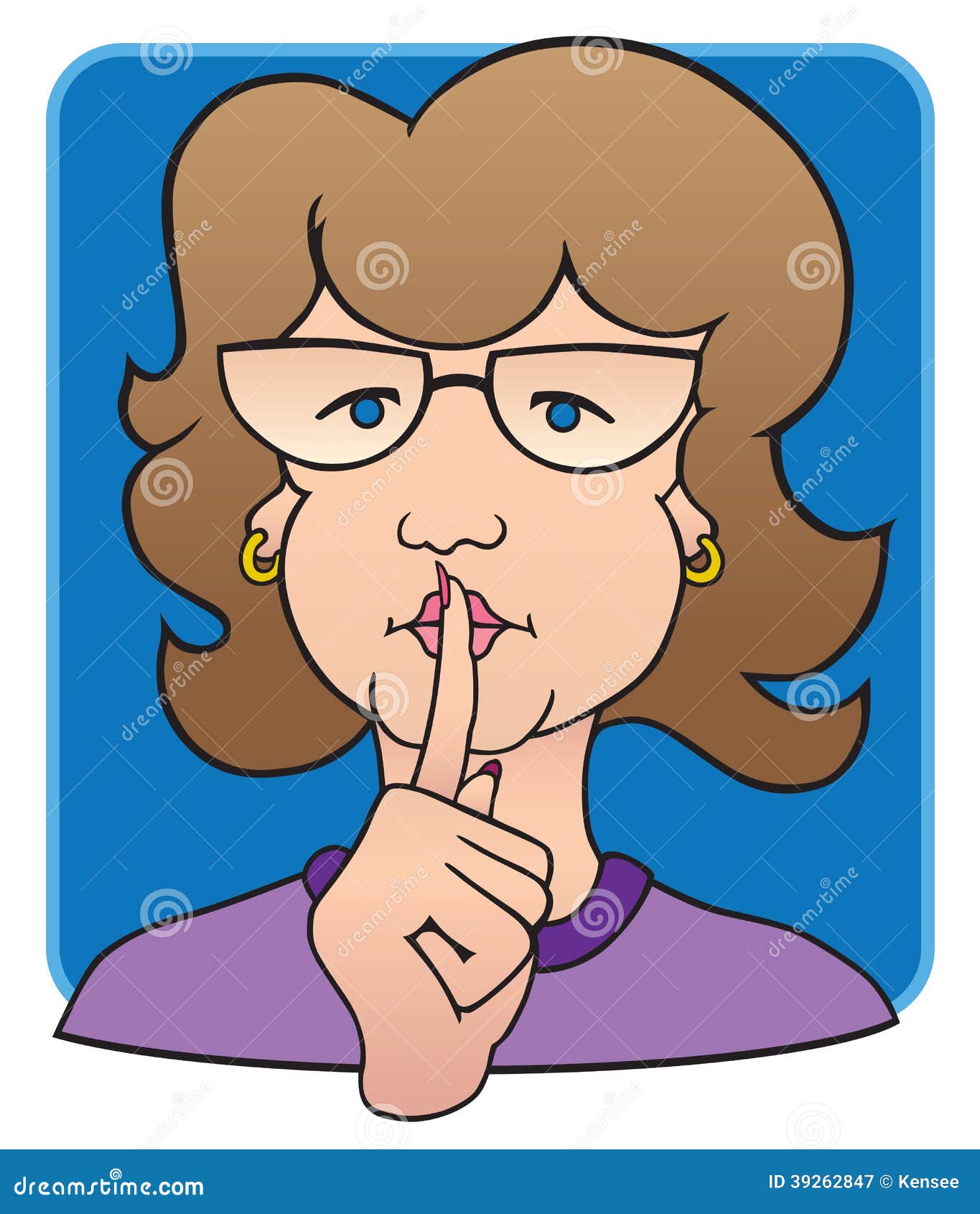 Librarian Shush Stock Illustrations – 5 Librarian Shush Stock ...