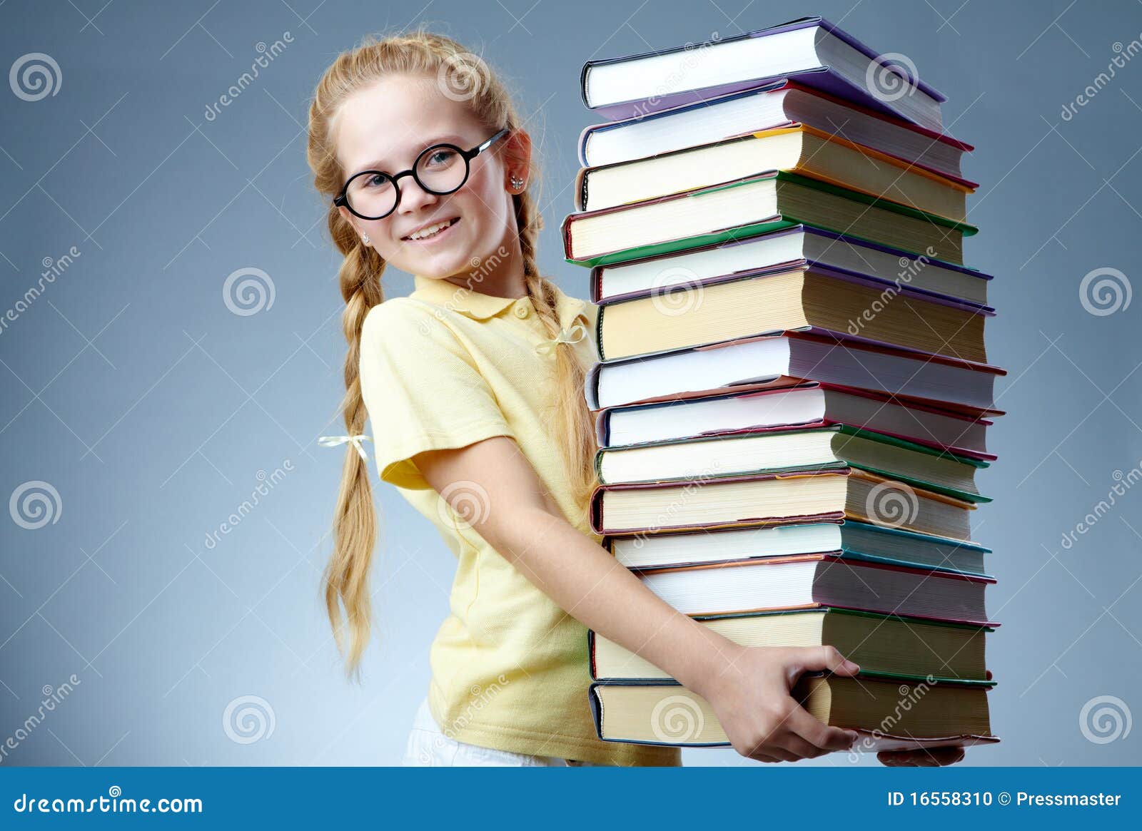 Librarian assistant stock photo. Image of child, beginner - 16558310