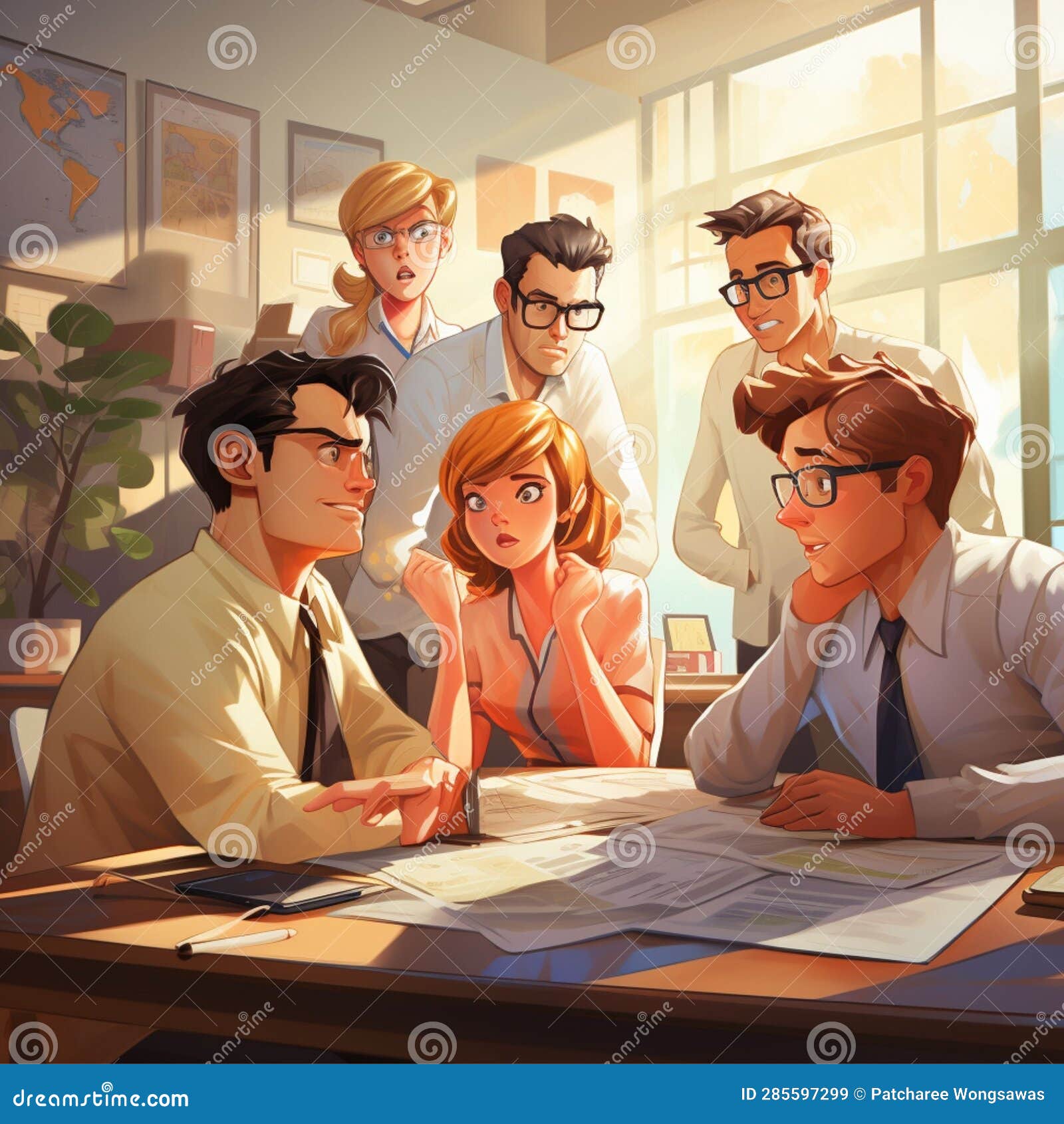 Libraries, Classrooms Cartoon Royalty-Free Stock Photography ...