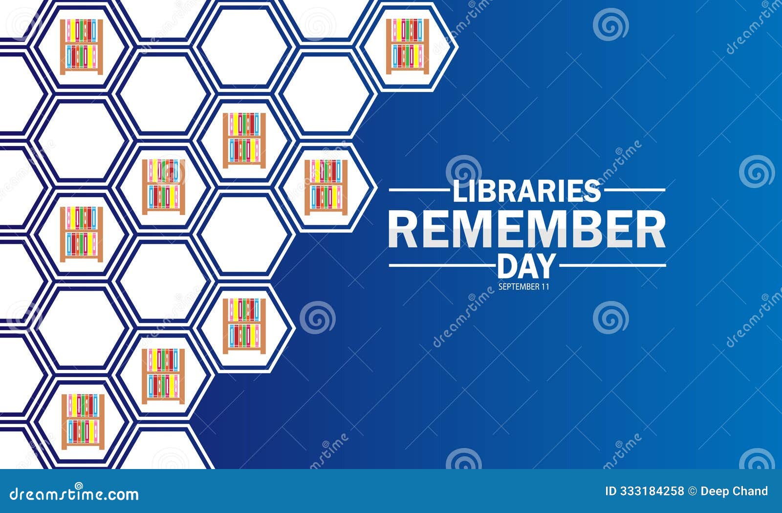 Libraries Remember Day, Background Stock Illustration - Illustration of ...