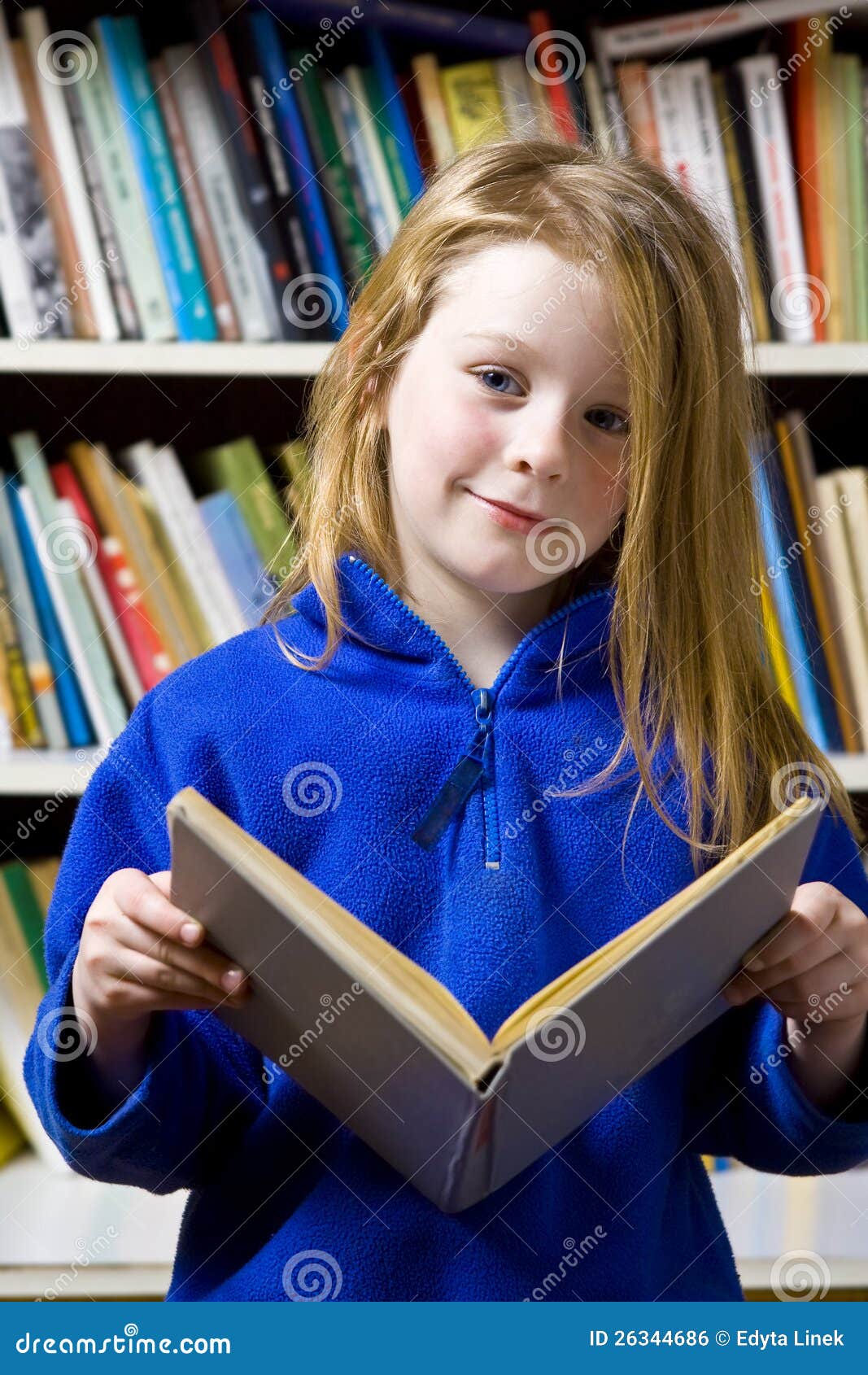 In the library stock photo. Image of pupil, girls, book - 26344686