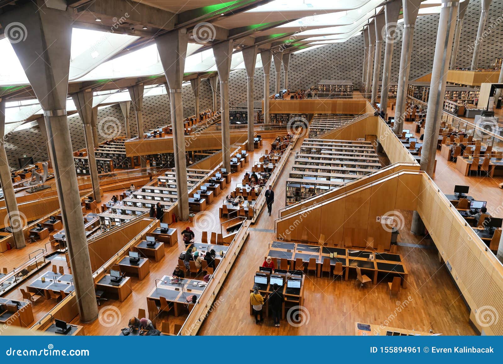 Library of Alexandria in Alexandria, Egypt Editorial Photo - Image of ...