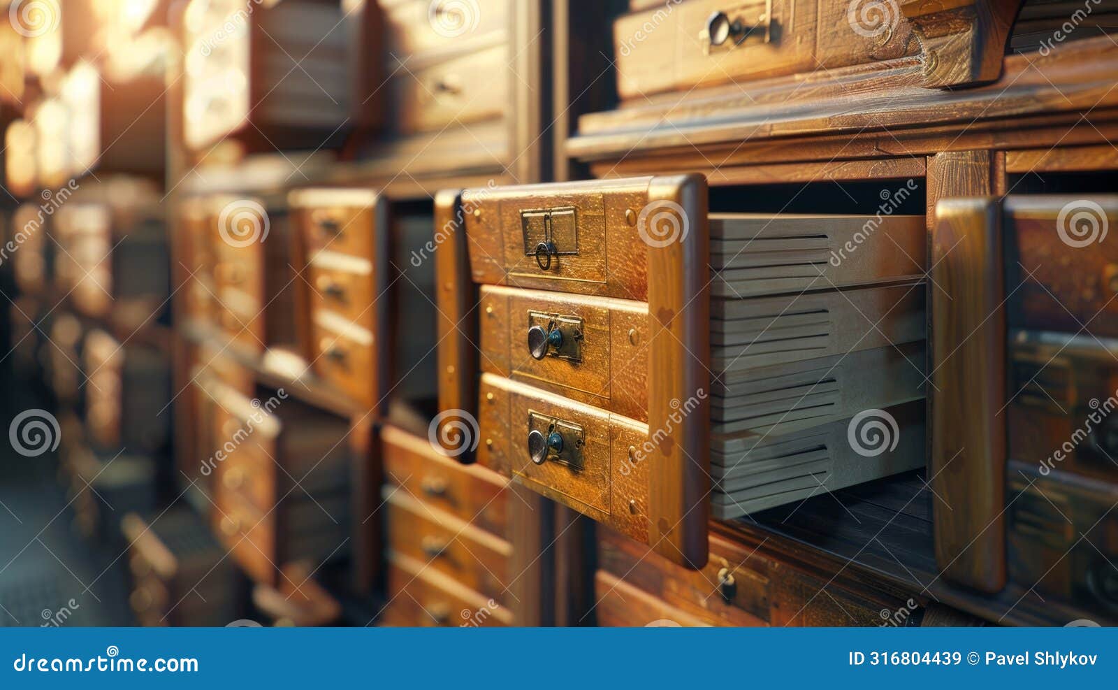 Library or Archive Reference Card Catalog. Database, Knowledge Base ...