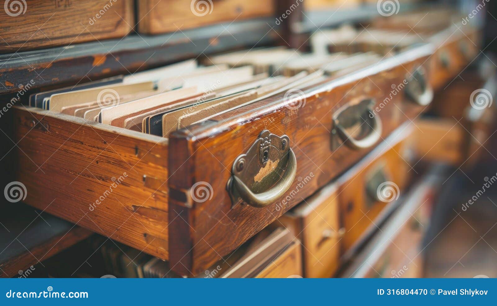 Library or Archive Reference Card Catalog. Database, Knowledge Base ...