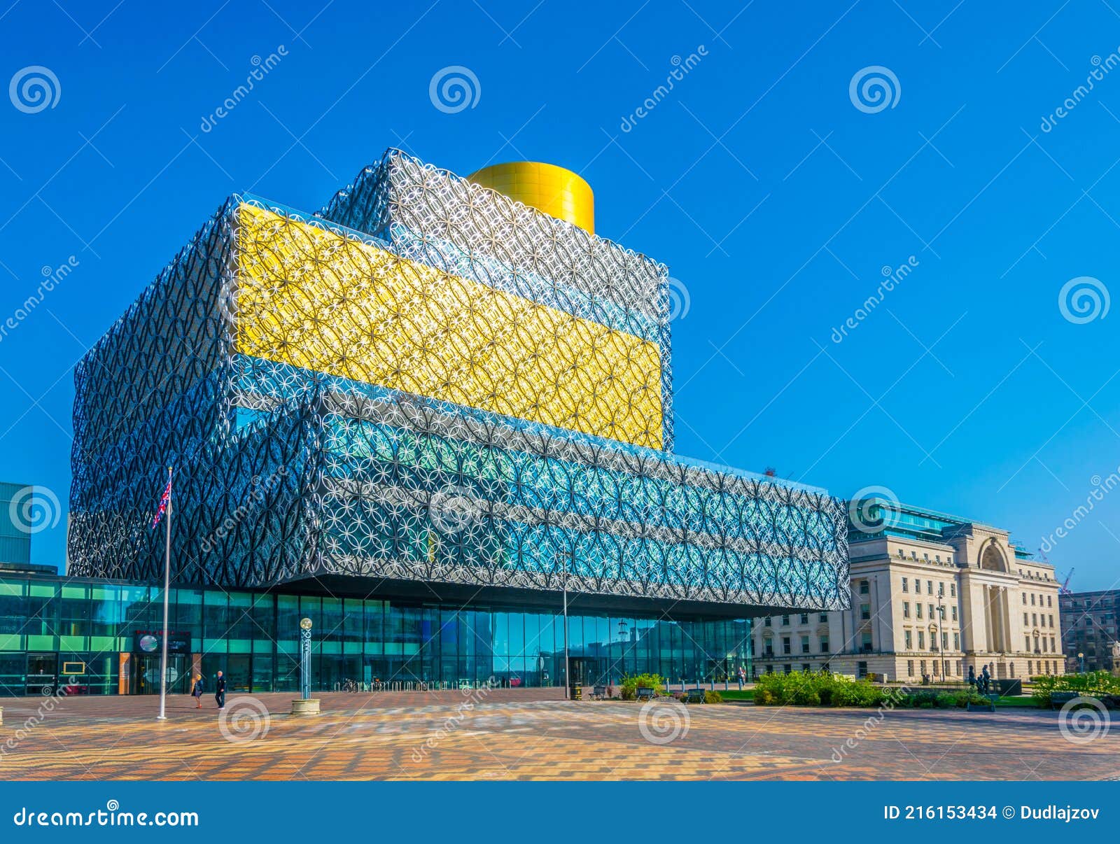 Library of Birmingham and Baskerville House, England Editorial Stock ...