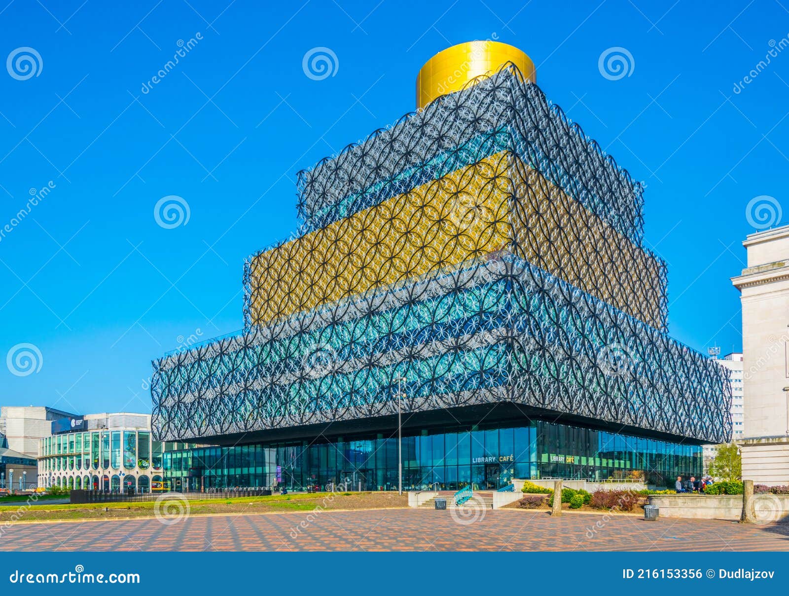 Library of Birmingham, England Editorial Photo - Image of centenary ...