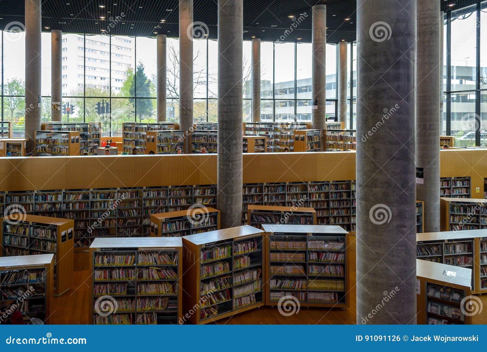 Library of Birmingham Interior a Editorial Photo - Image of buildings ...