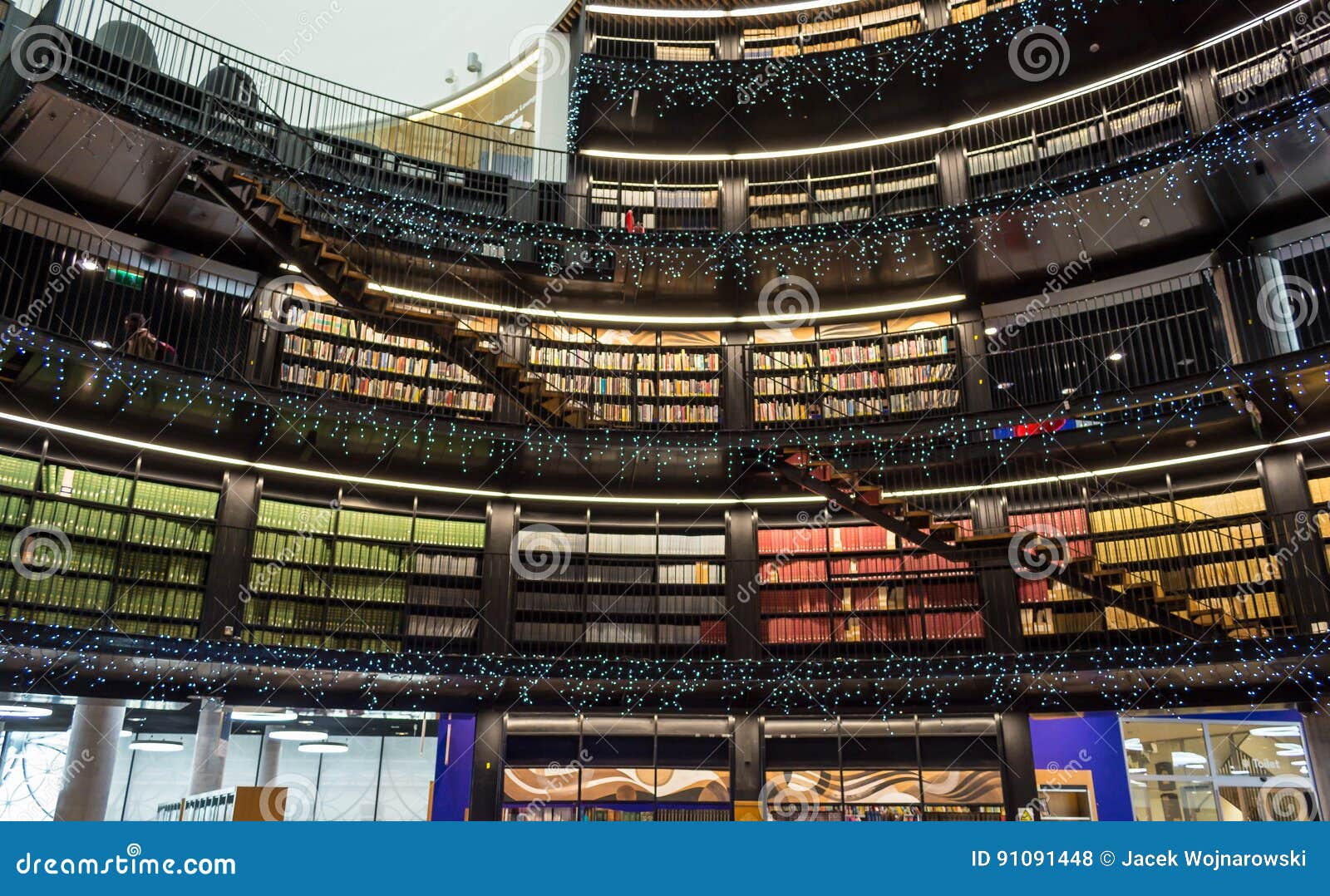 Library of Birmingham Interior G Editorial Stock Photo - Image of west ...