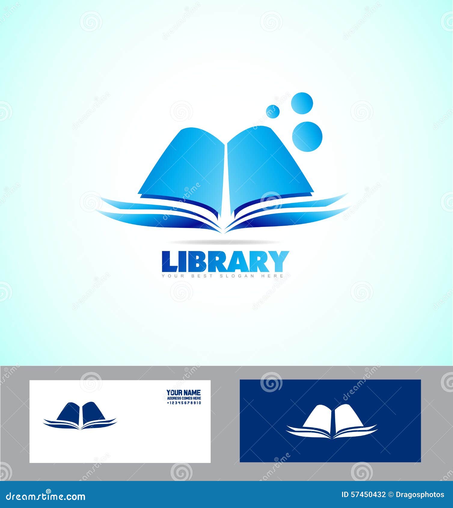 Library book logo icon stock vector. Illustration of 3dcompany - 57450432