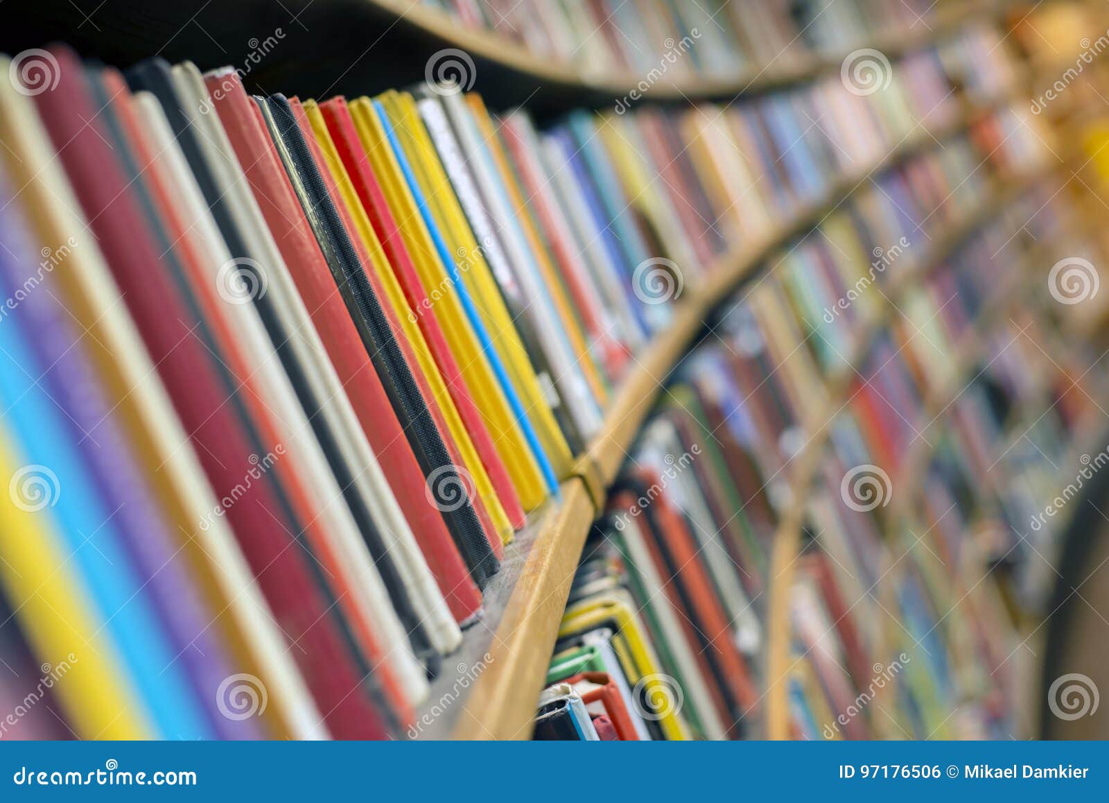Library books stock photo. Image of school, stacks, bookcase - 97176506