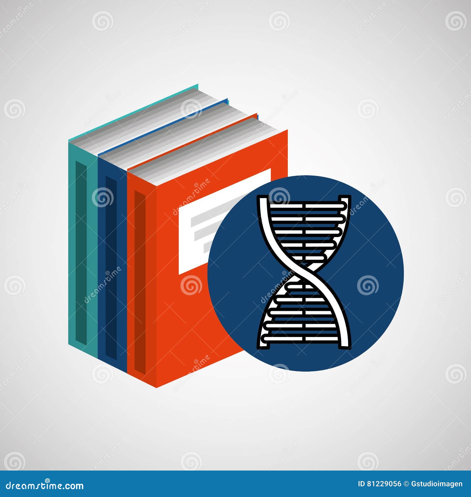 Library Books School Science Structure Molecule Stock Vector ...