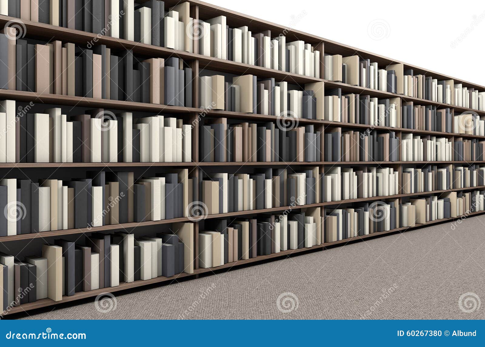 Library Bookshelf Aisle stock photo. Image of college - 60267380