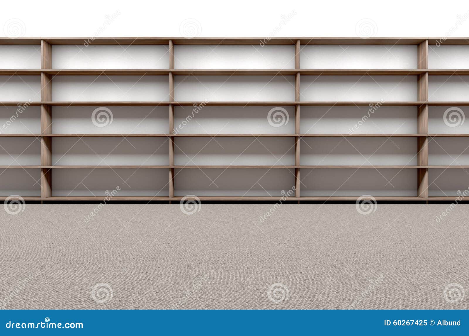 Library Bookshelf Empty stock image. Image of passageway - 60267425