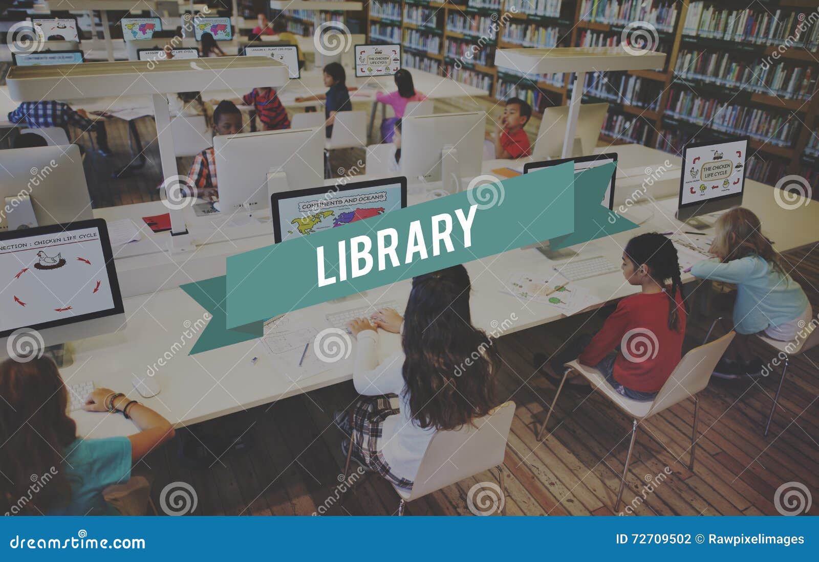 Library Bookworm Information Knowledge Concept Stock Photo - Image of ...