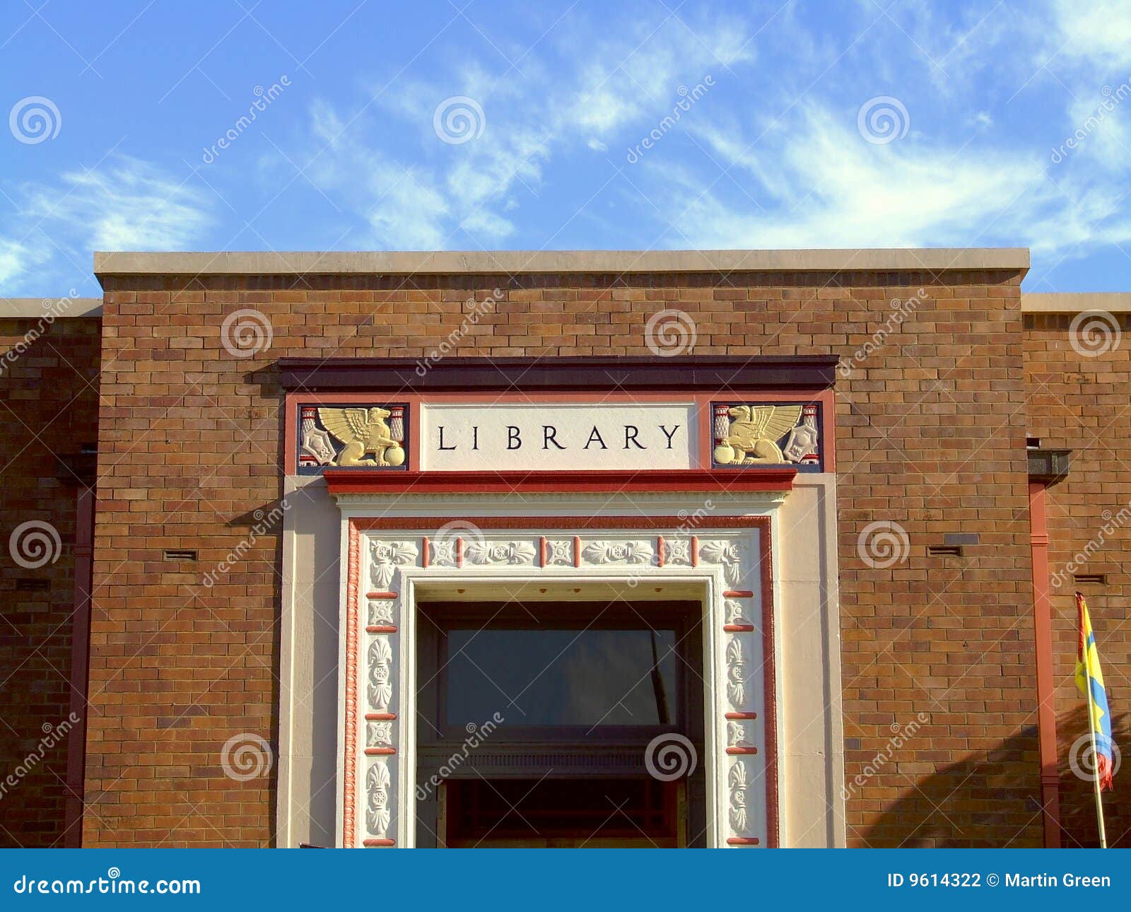 Library Building stock photo. Image of facility, amenities - 9614322