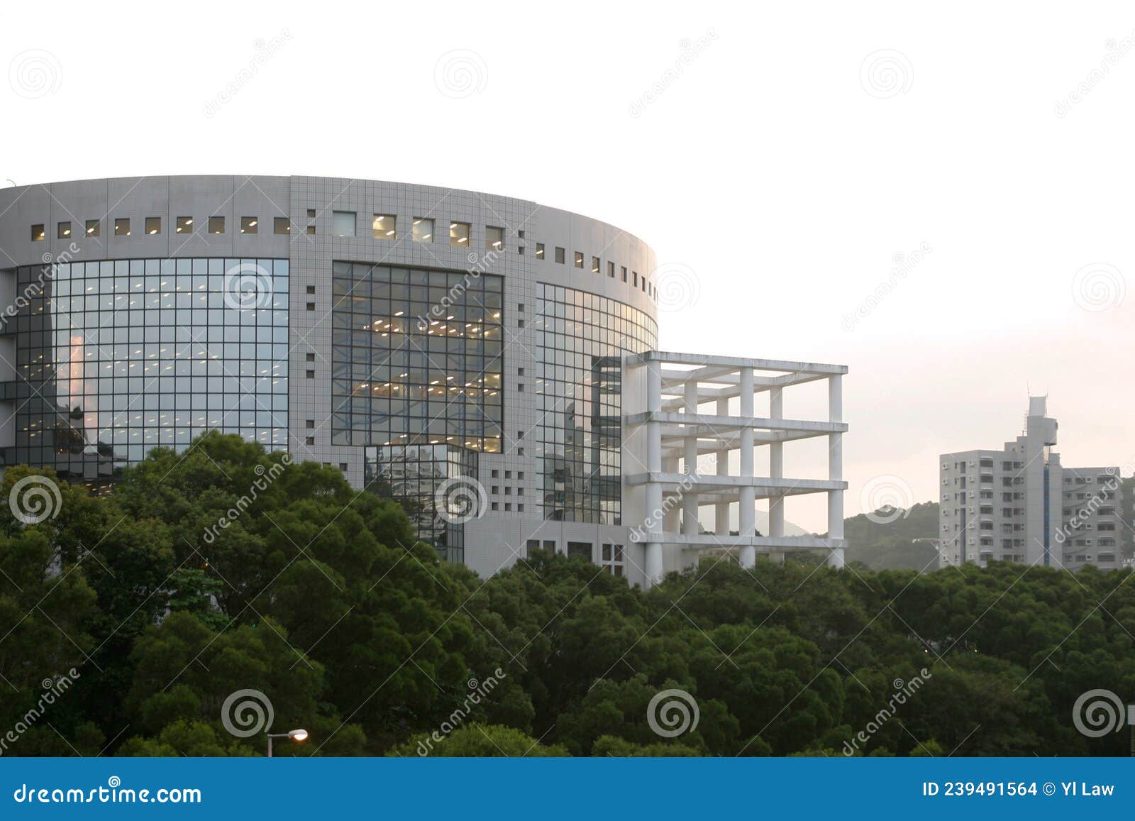 The Library Building at HKUST, Hong Kong 2 Sept 2004 Editorial Stock ...