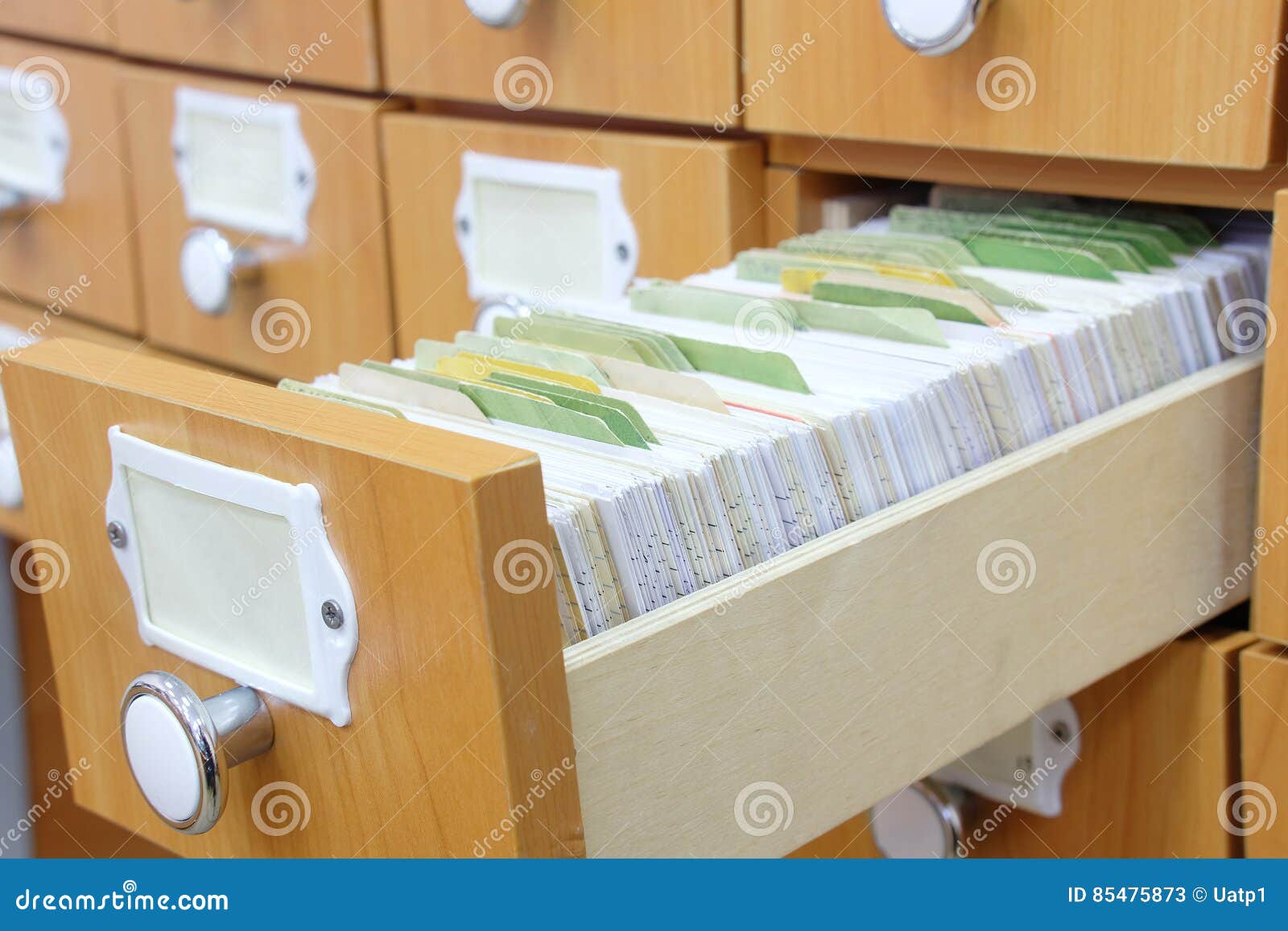 Library catalog stock image. Image of dossier, index - 85475873