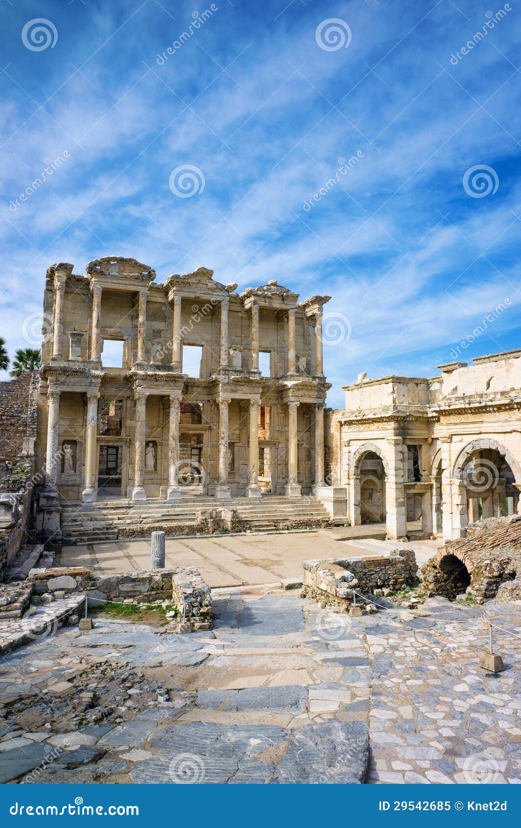 Library of Celsus in Ephesus Stock Image - Image of ephes, ephesus ...