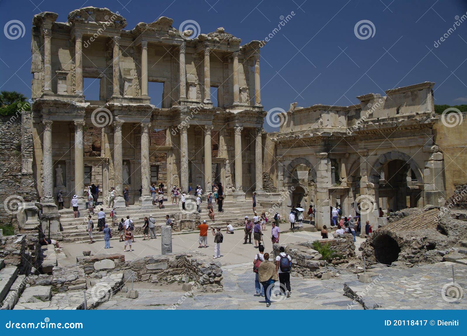 Library of Celsus at Ephesus, Turkey Editorial Photography - Image of ...