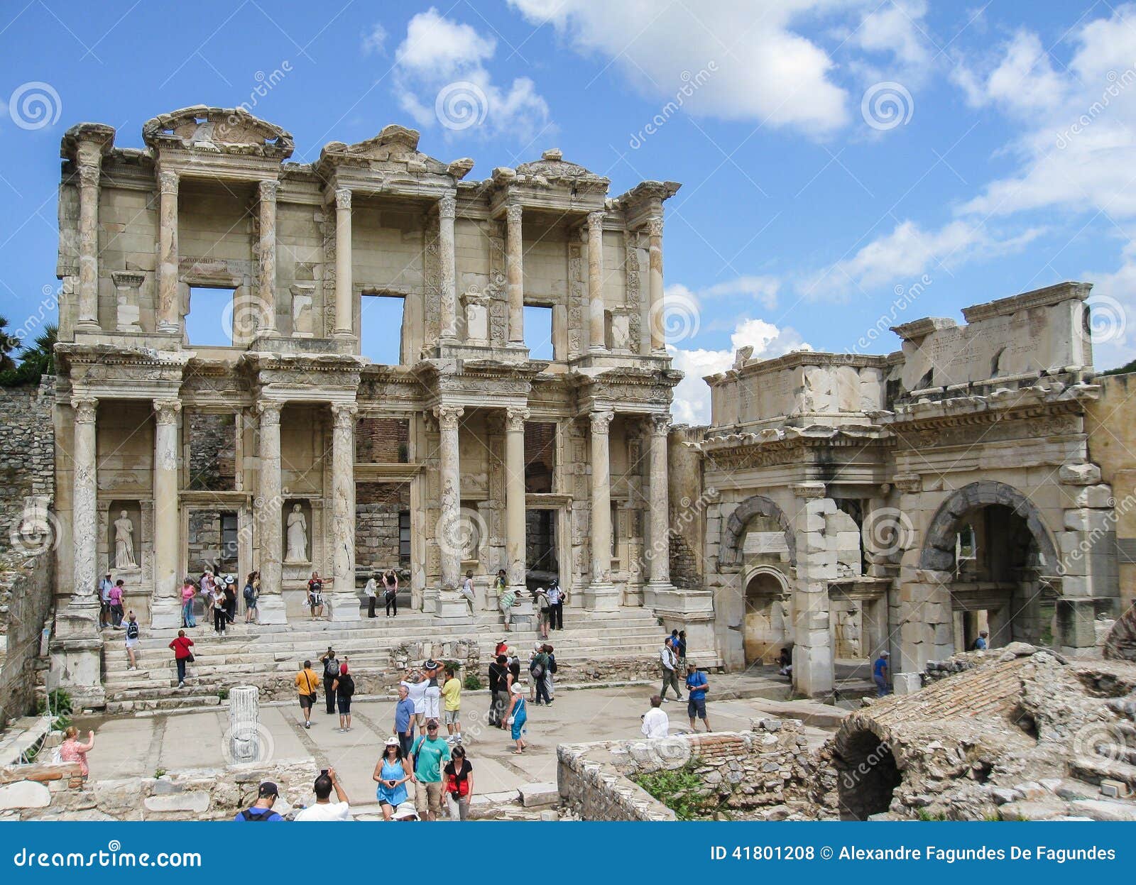 Library of Celsus Ephesus Turkey Editorial Stock Photo - Image of ...