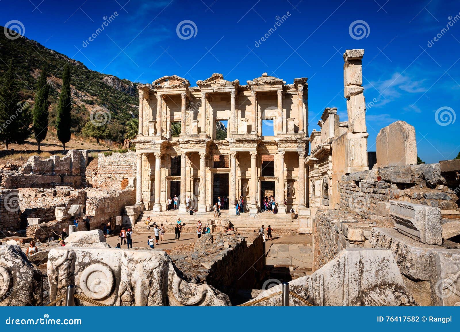 Library of Celsus in Ephesus Editorial Photography - Image of efes ...